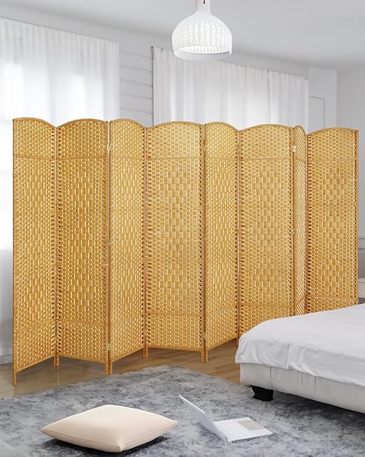 Amazon.com: JOSTYLE Room Divider 6ft. Tall Extra Wide Privacy Screen ...