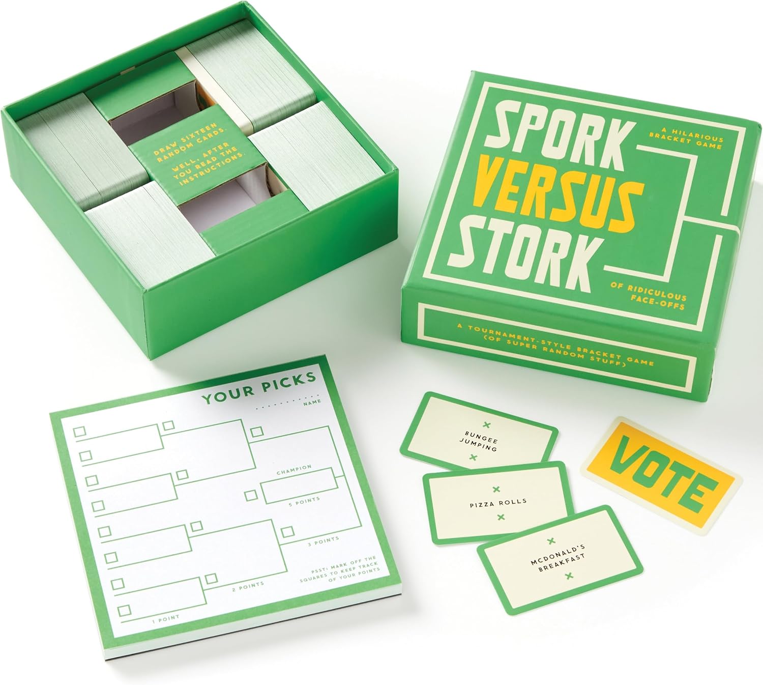 Amazon.com: Spork Versus Stork Social Game - Social Party Game with 600 ...
