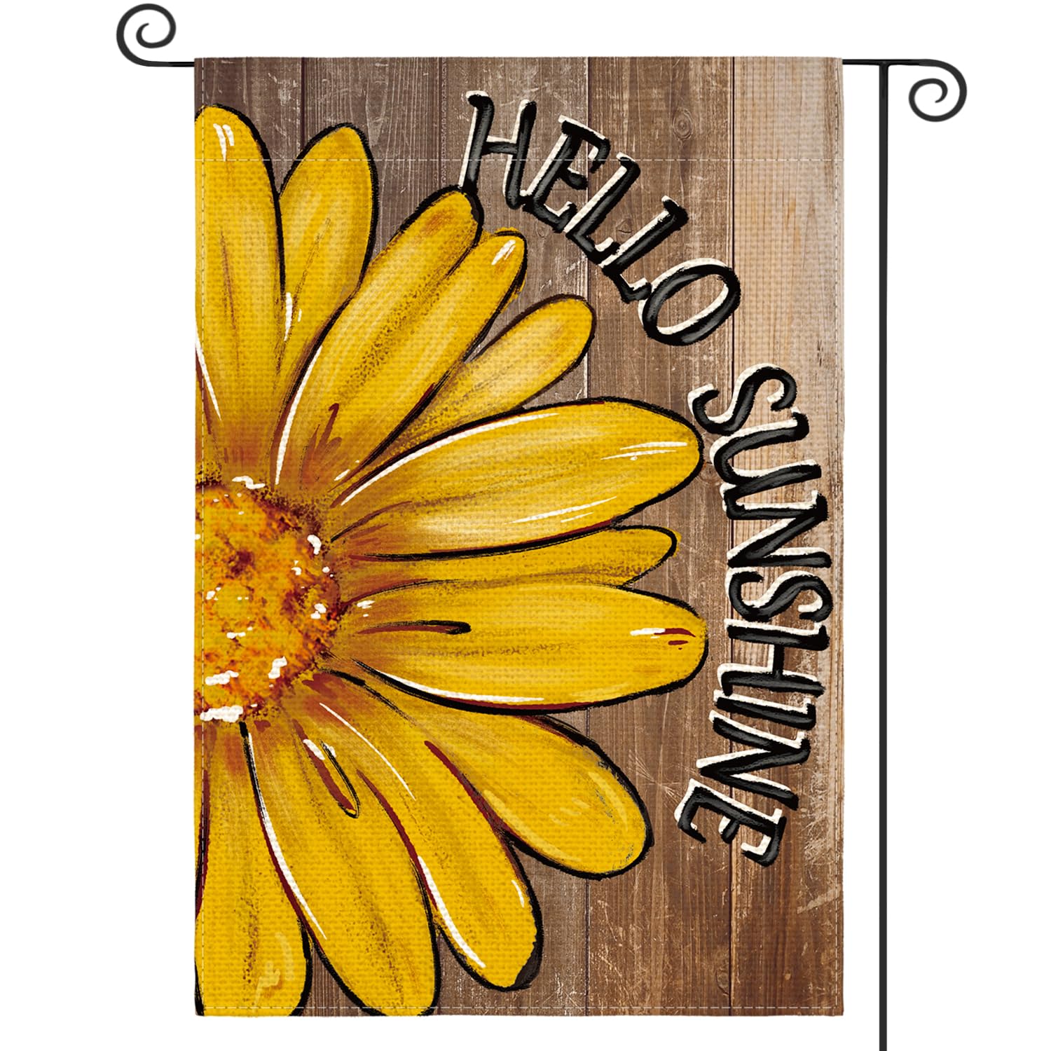 Amazon.com : AVOIN colorlife Hello Sunshine Garden Flag 12x18 Inch ...