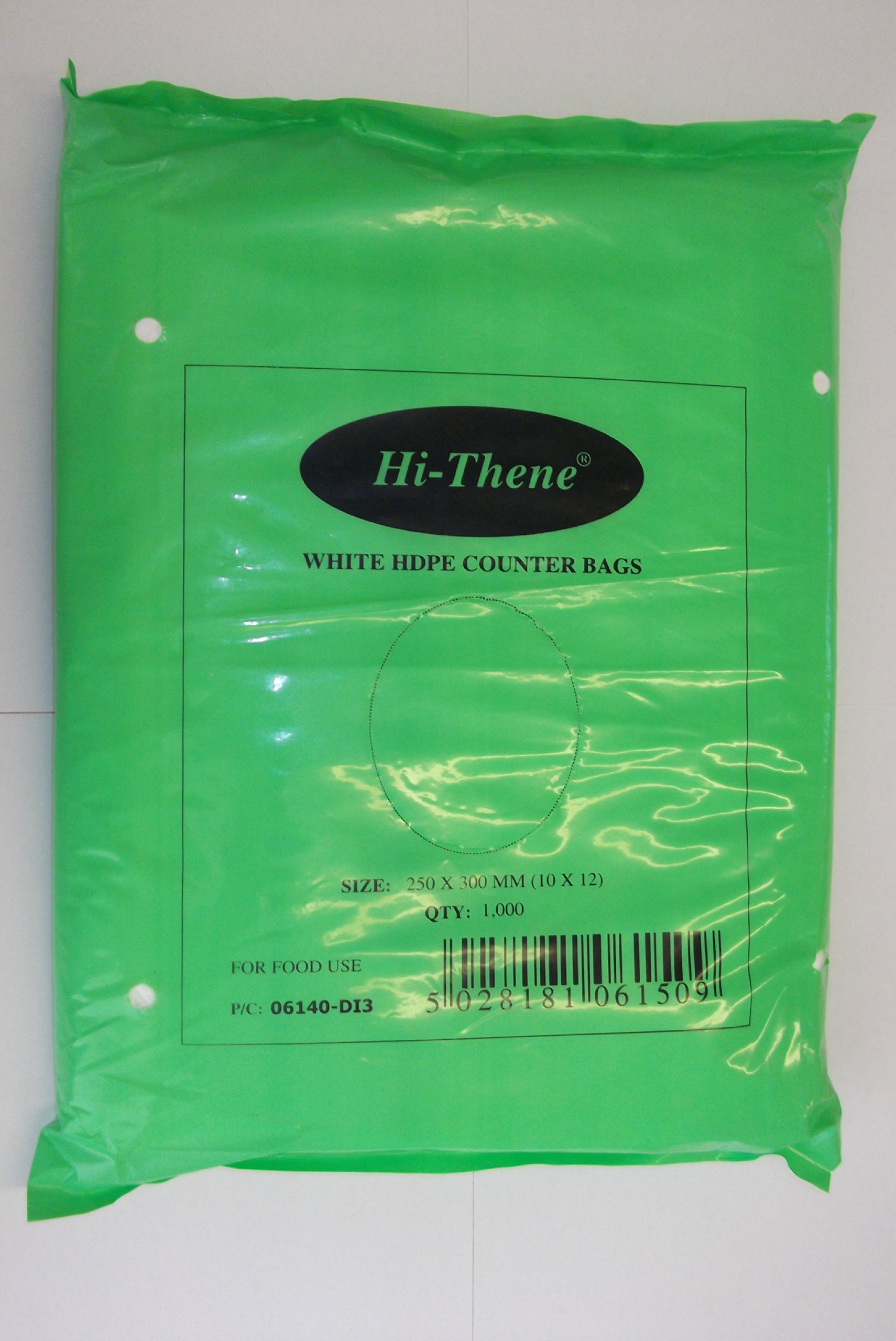 1000 WHITE COUNTER BAGS 10 X 12 POLYTHENE PLASTIC KITCHEN GROCER ...