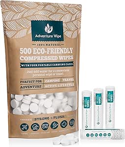 Amazon.com: Adventure Wipe Compressed Wipes, Towels, or Compact Toilet ...