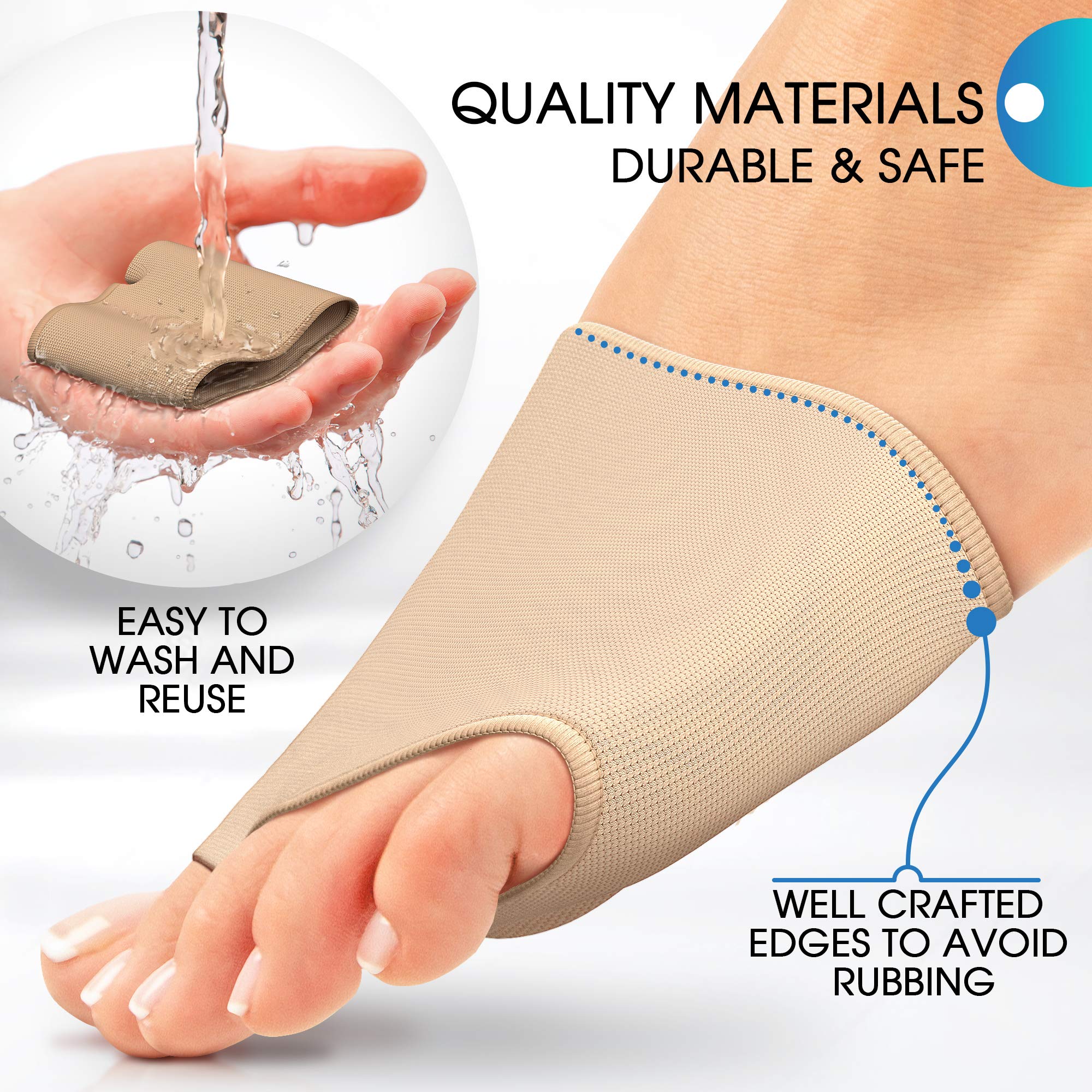 Metatarsal Pads (2 pcs) - Ball of Foot Cushions | Forefoot Pads of Soft ...