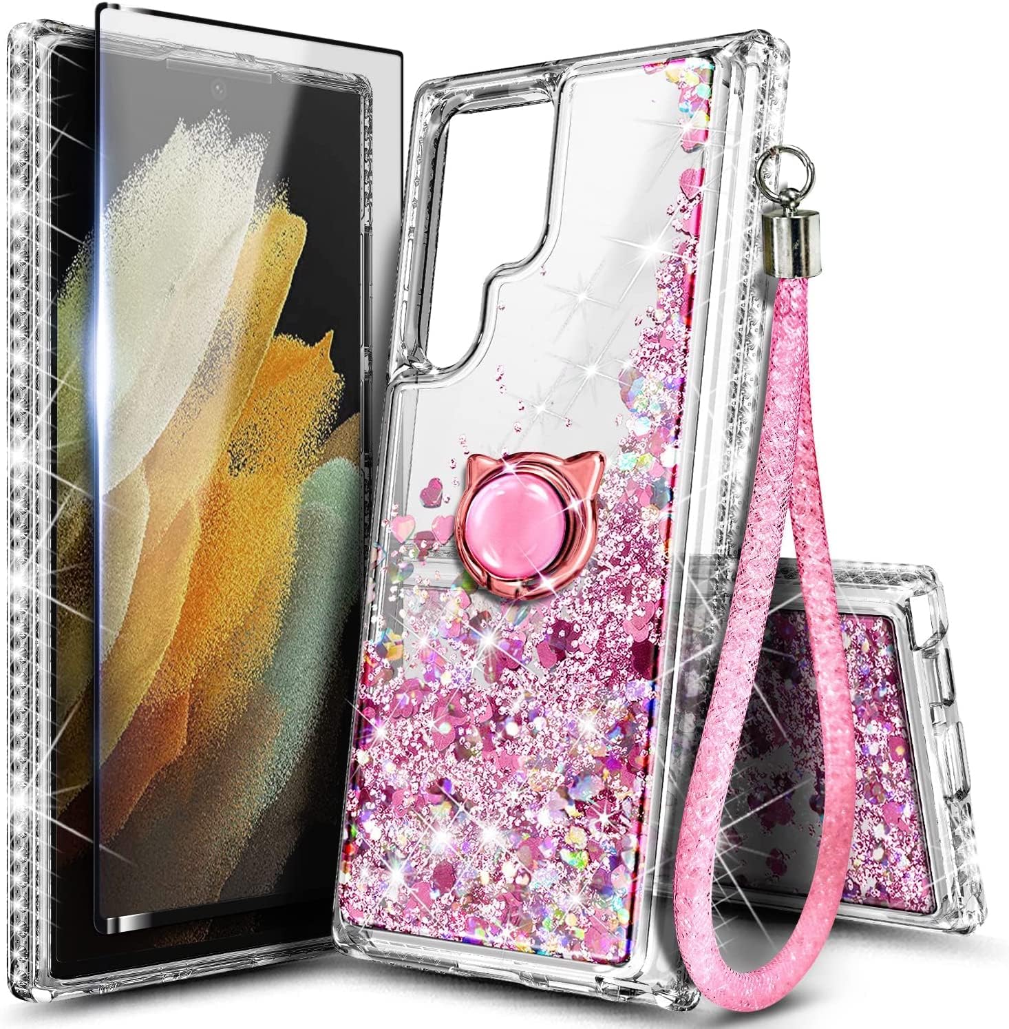 Amazon.com: NGB Supremacy Compatible with Samsung Galaxy S22 Ultra Case with Screen Protector ...