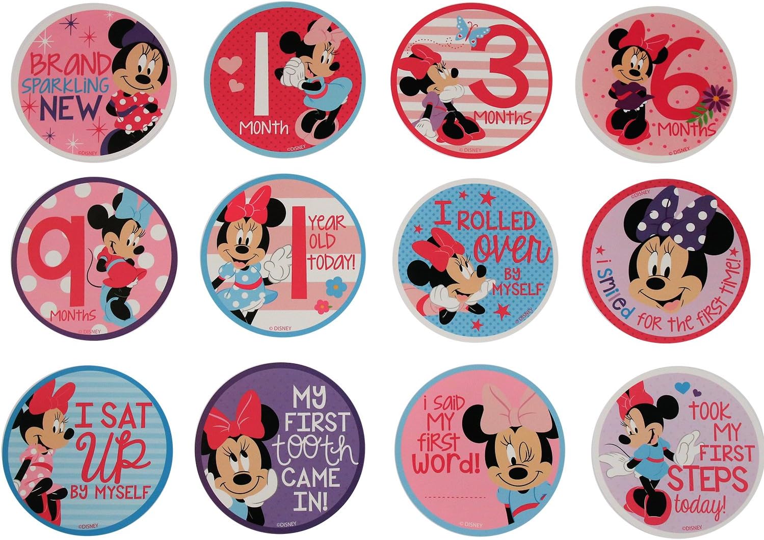 Amazon.com: Disney Baby Girl's Character Milestone Gift Set Pants ...