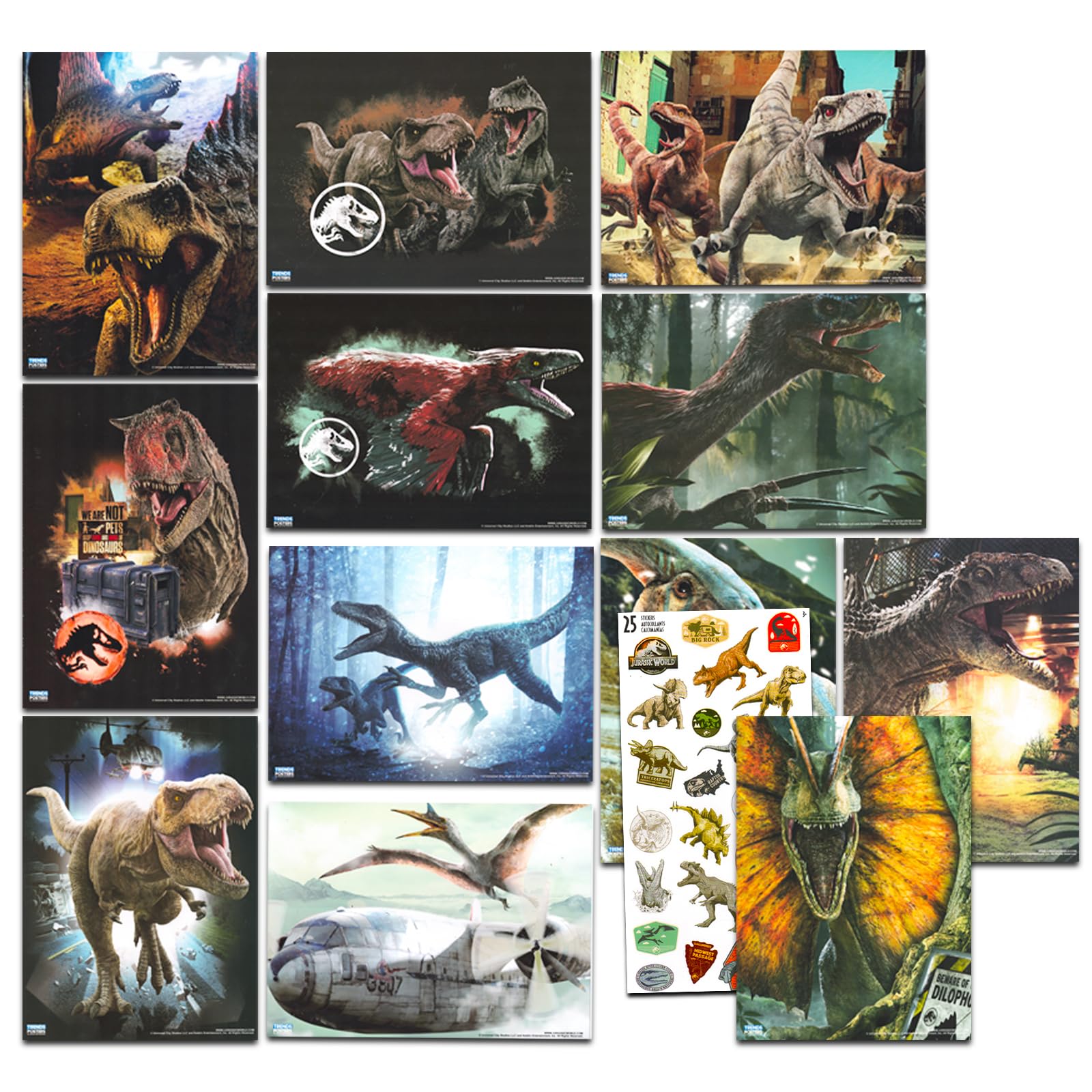 Buy Jurassic World Book Bundle - 12 Pack Jurassic World Dominion Movie ...