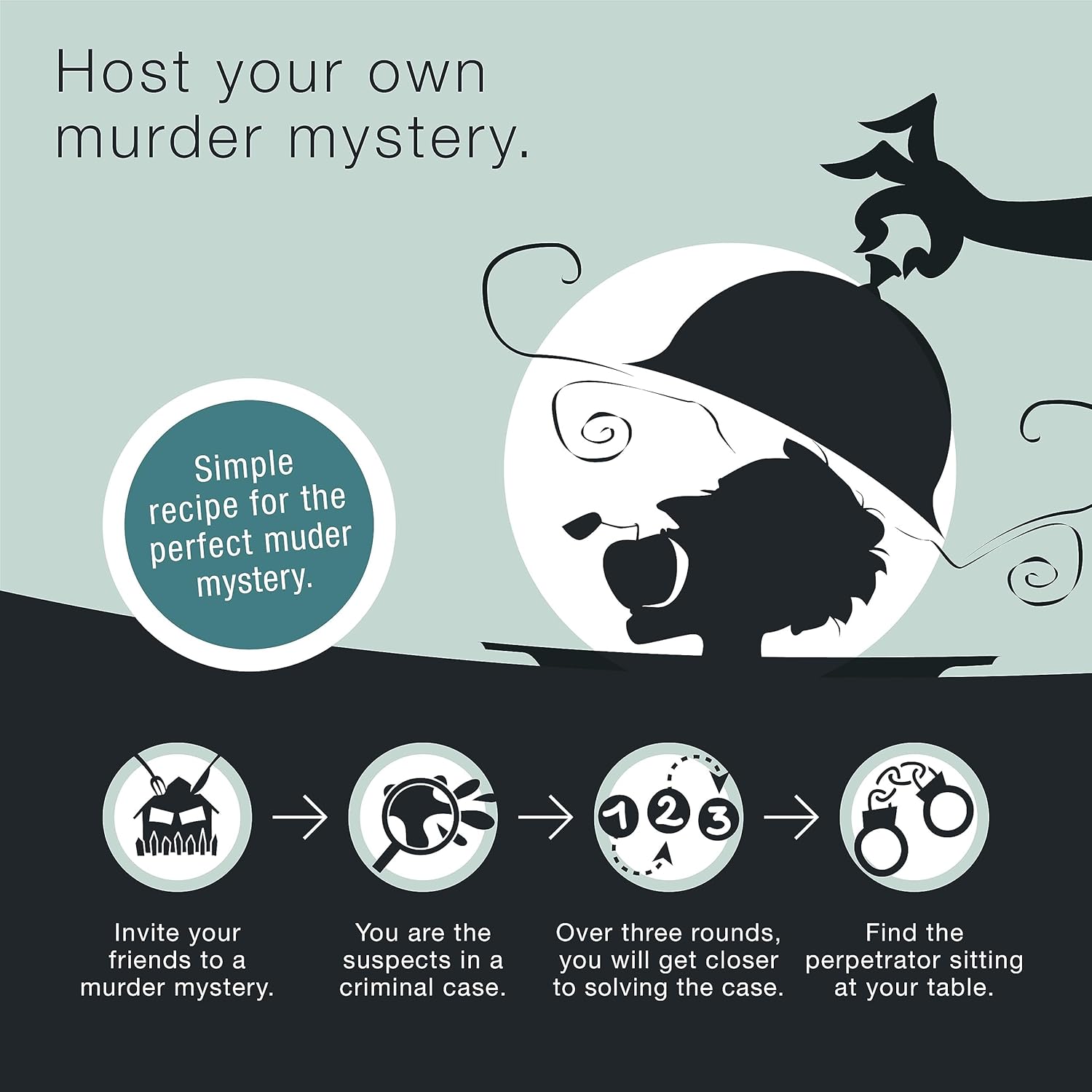 Culinario Mortale Murder at The Grand Hotel – Un moderno juego de cena ...