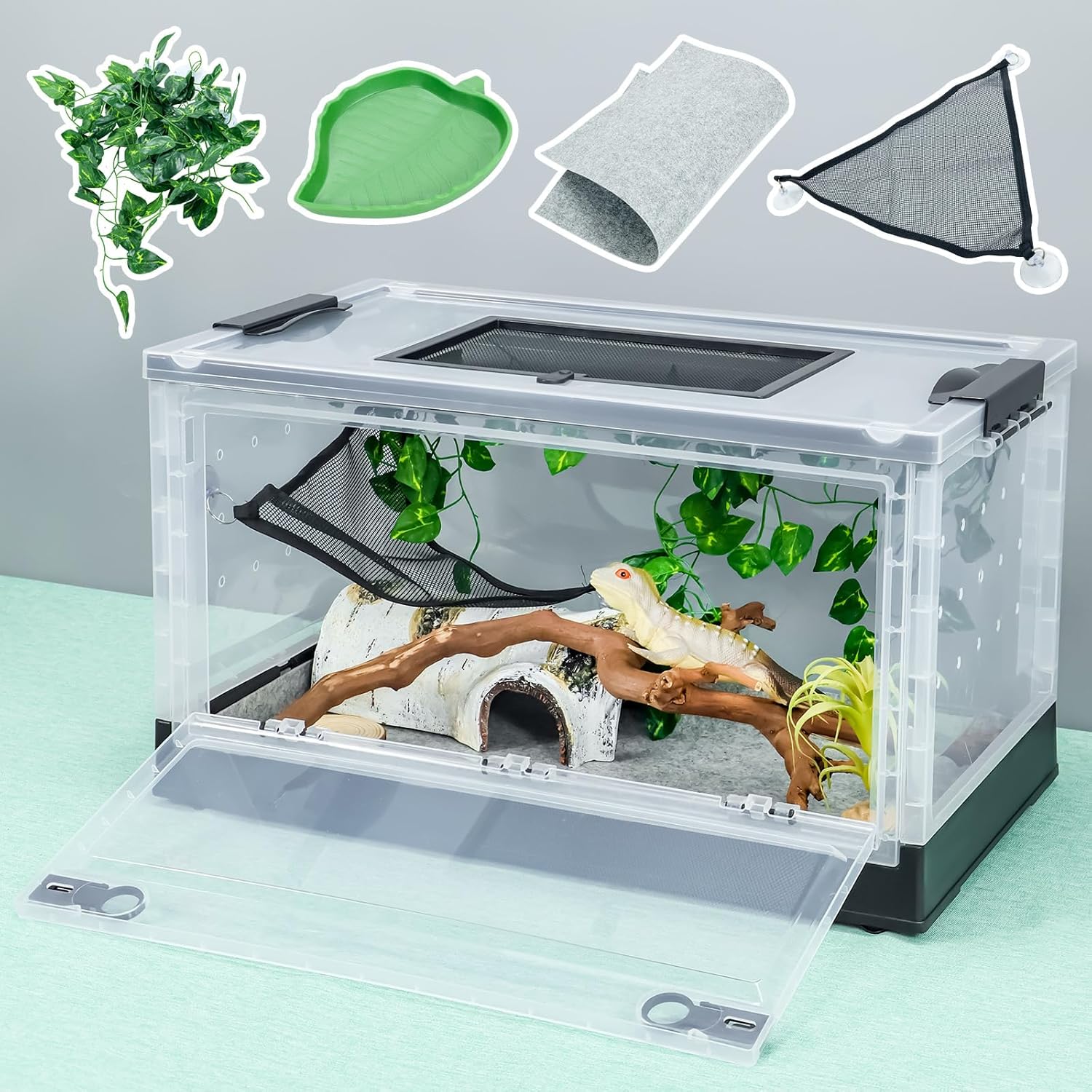 Amazon.com : BINANO Foldable Reptile Terrariums, Snake Tanks, and ...
