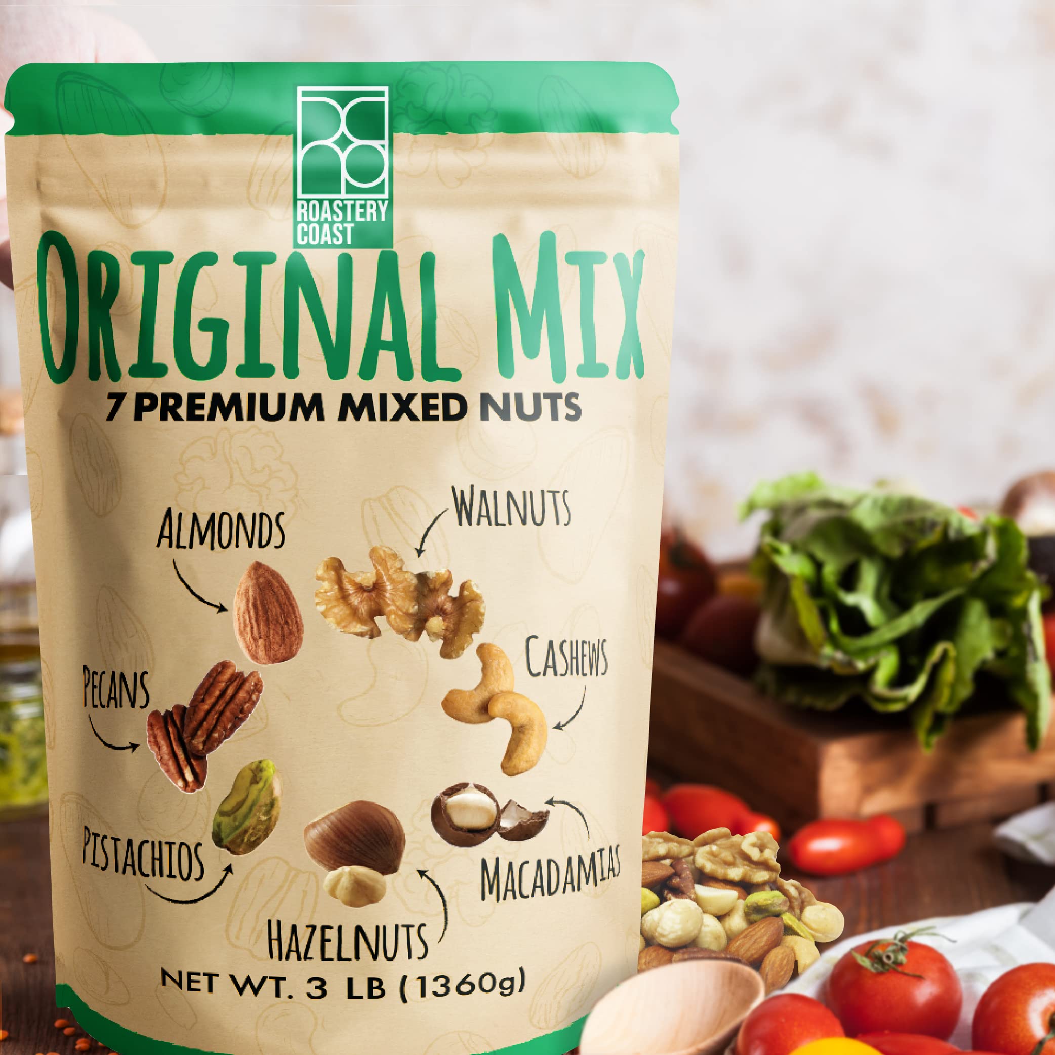 Buy Roastery Coast - Daily Nuts Healthy Mix Original | premium Mixed ...