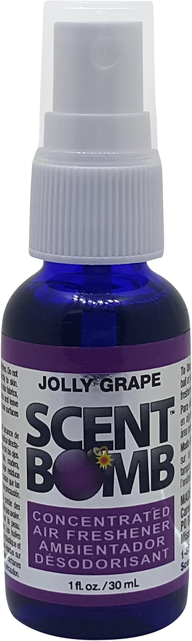 Amazon.com: Scent Bomb Air Freshener - Jolly Grape 1 oz Spray - 4 Count ...