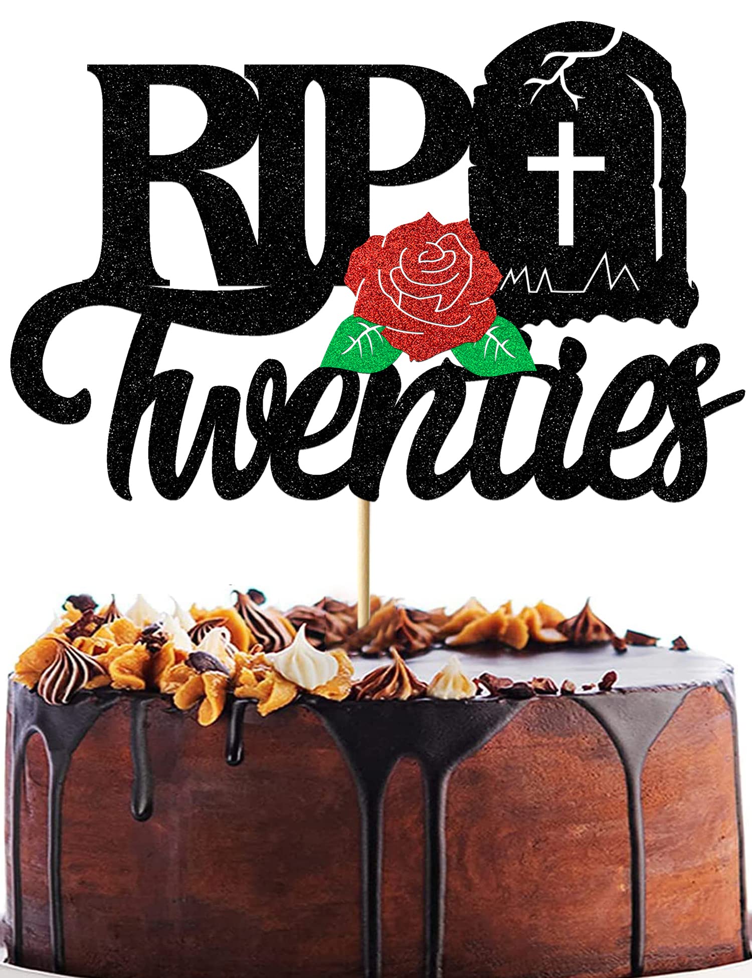 Amazon.com: Rip Twenties Cake Topper Rip 20s Birthday Cake Decorations ...