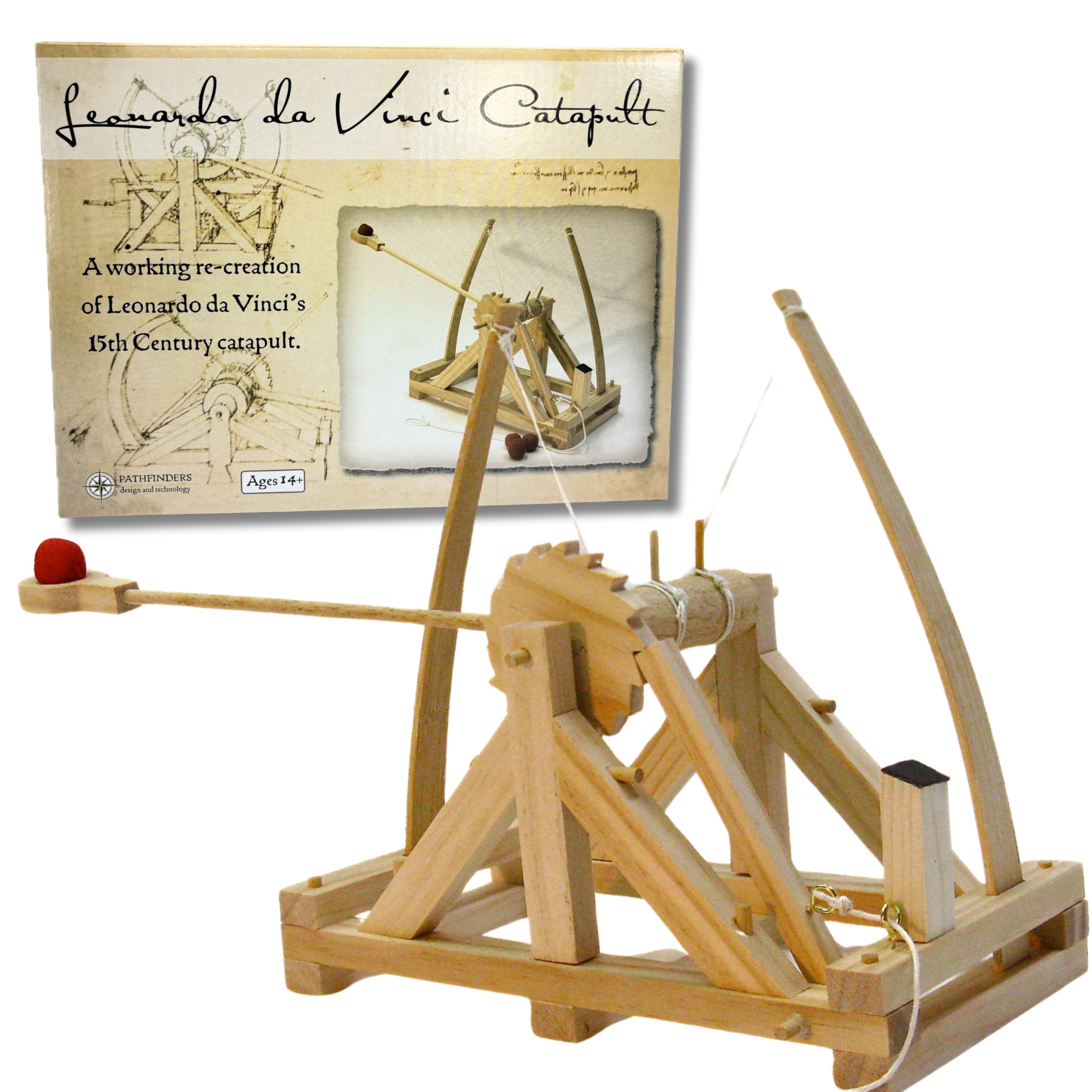 Buy PATHFINDERS STEM kit Leonardo Da Vinci Catapult kit Trebuchet ...