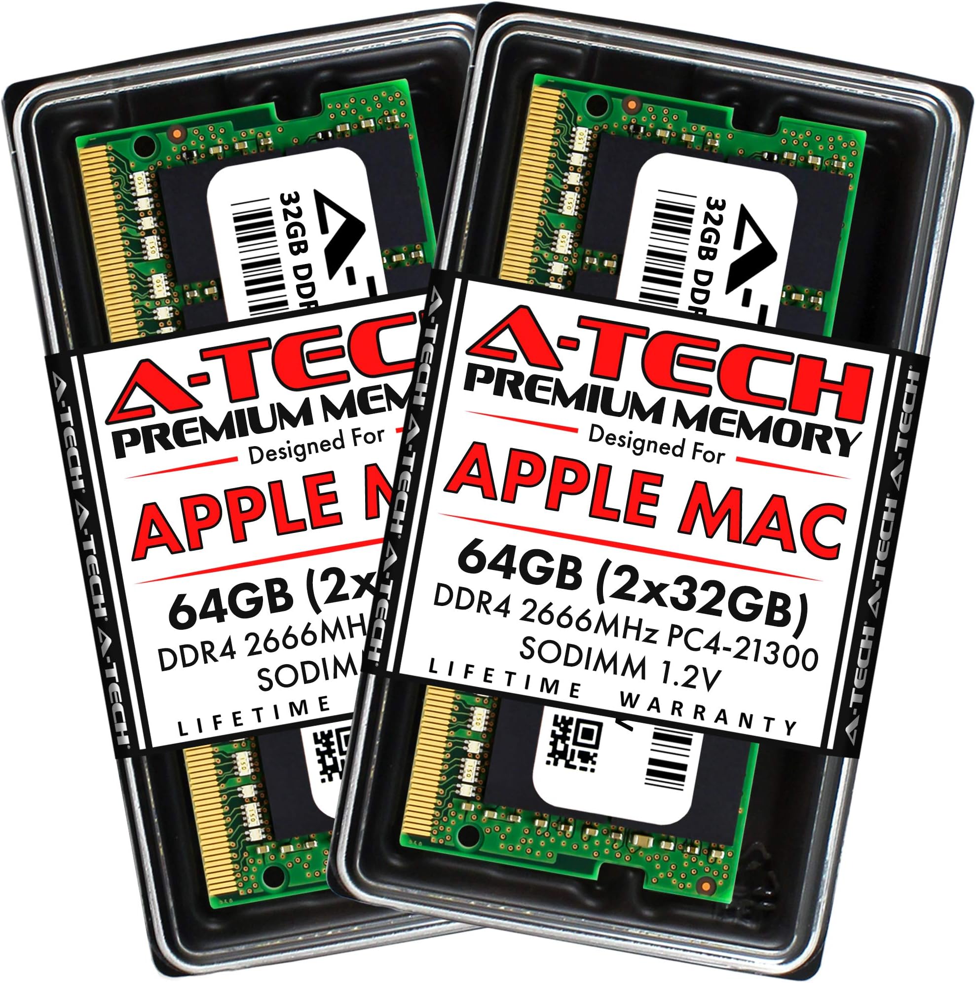 A-Tech 64GB Kit (2x32GB) RAM for Apple iMac & Mac Mini (2018, 2019 ...