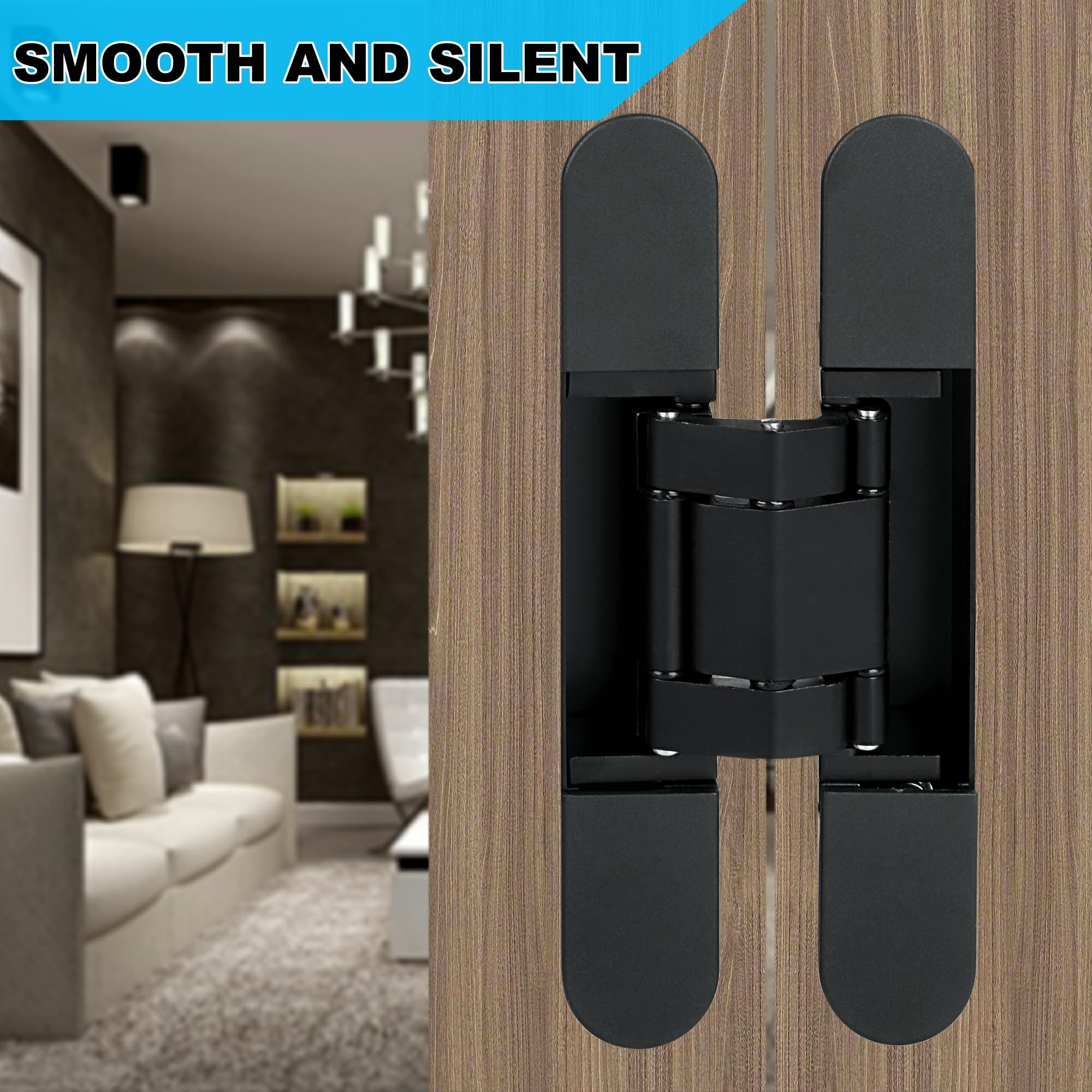 Snapklik.com : Hidden Door Hinges,Invisible Concealed Wooden Door Hinge ...