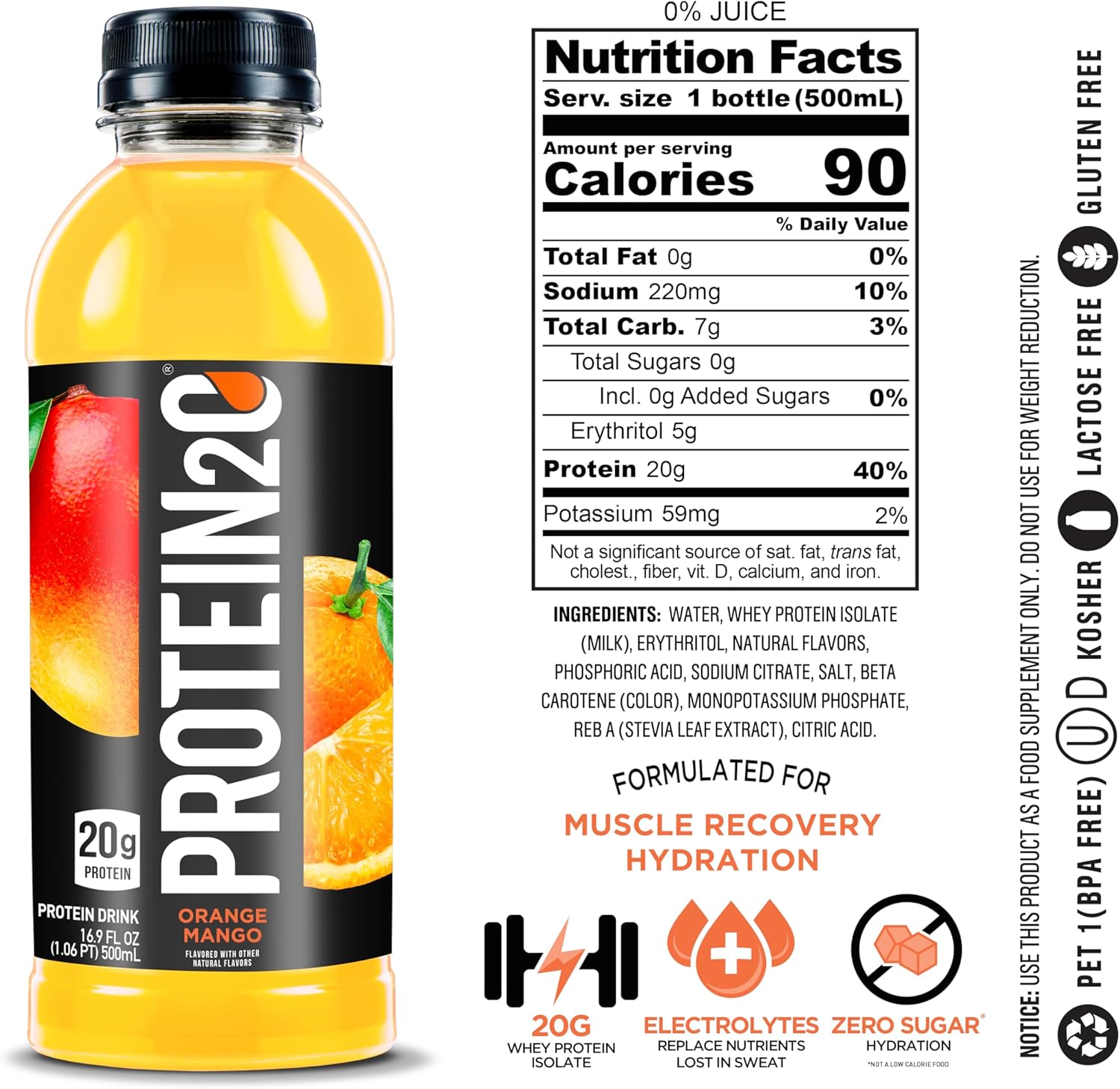 Protein2o 20g Whey Protein Isolate Infused Water Nepal | Ubuy