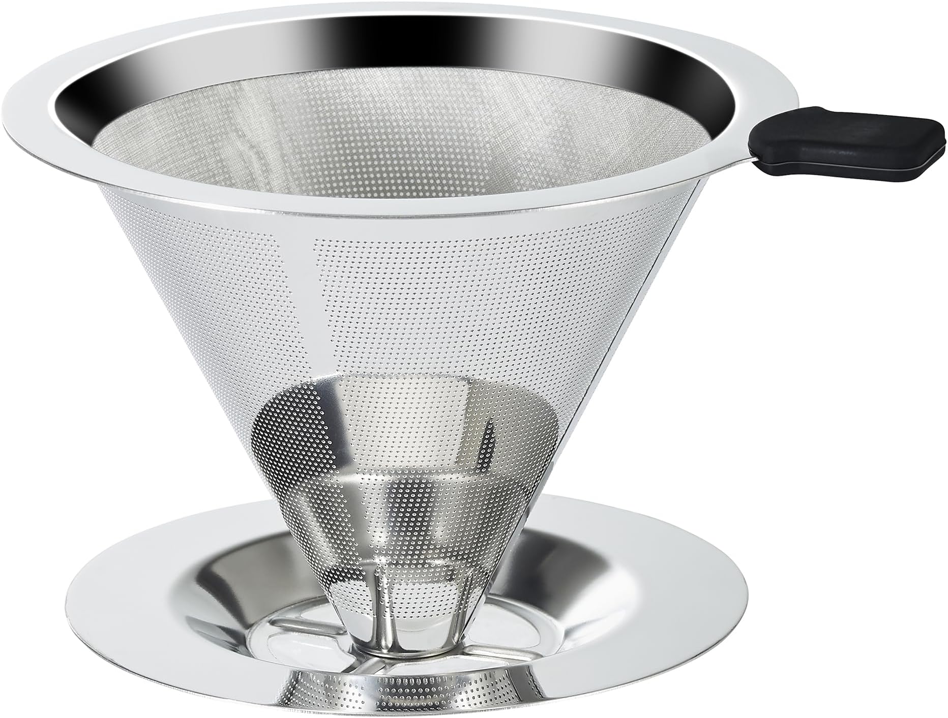 Amazon.com: Pour Over Coffee Dripper Slow Drip Paperless Coffee Filter ...