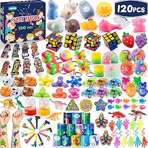 Amazon.com: 120 PCS Party Favors for Kids Treasure Prizes box Toys ...