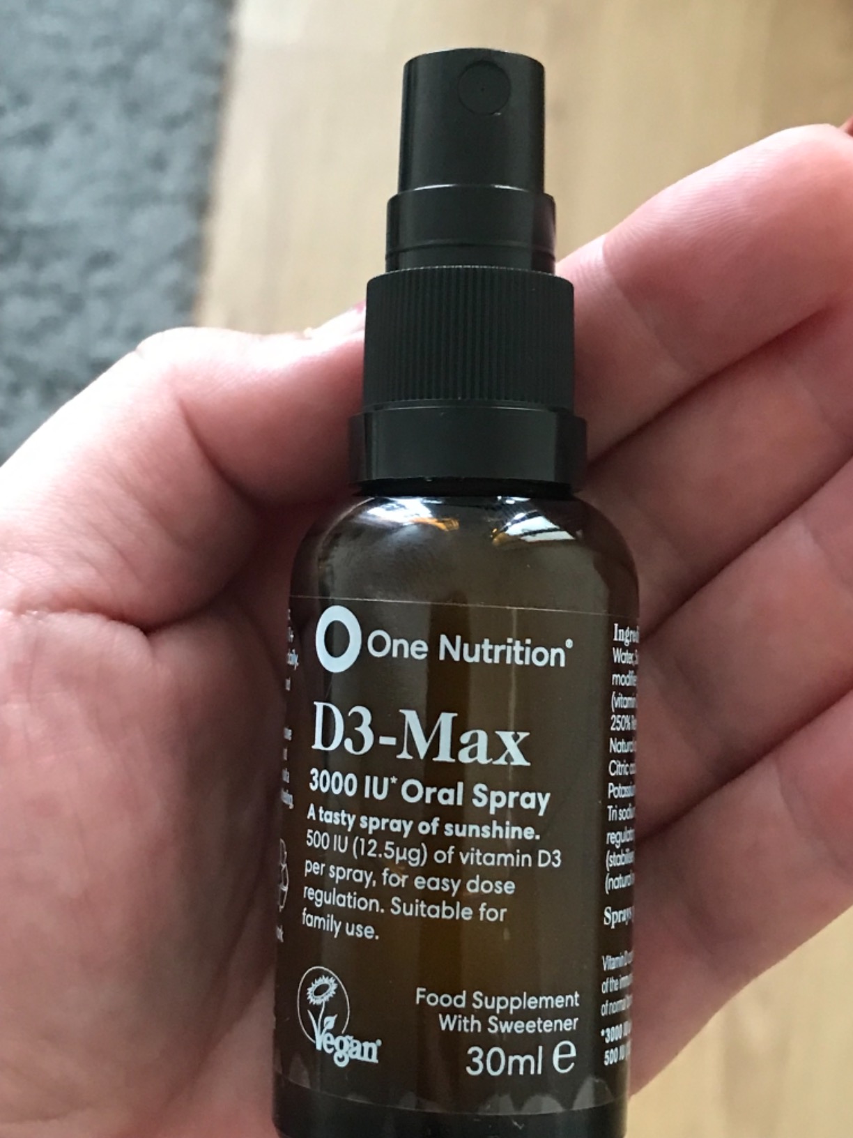 One Nutrition D3 Max - Vitamin D Supplements - Plant Based, Supports ...