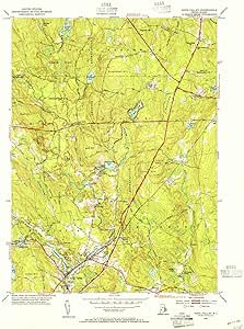 Amazon.com : YellowMaps Hope Valley RI topo map, 1:31680 Scale, 7.5 X 7 ...