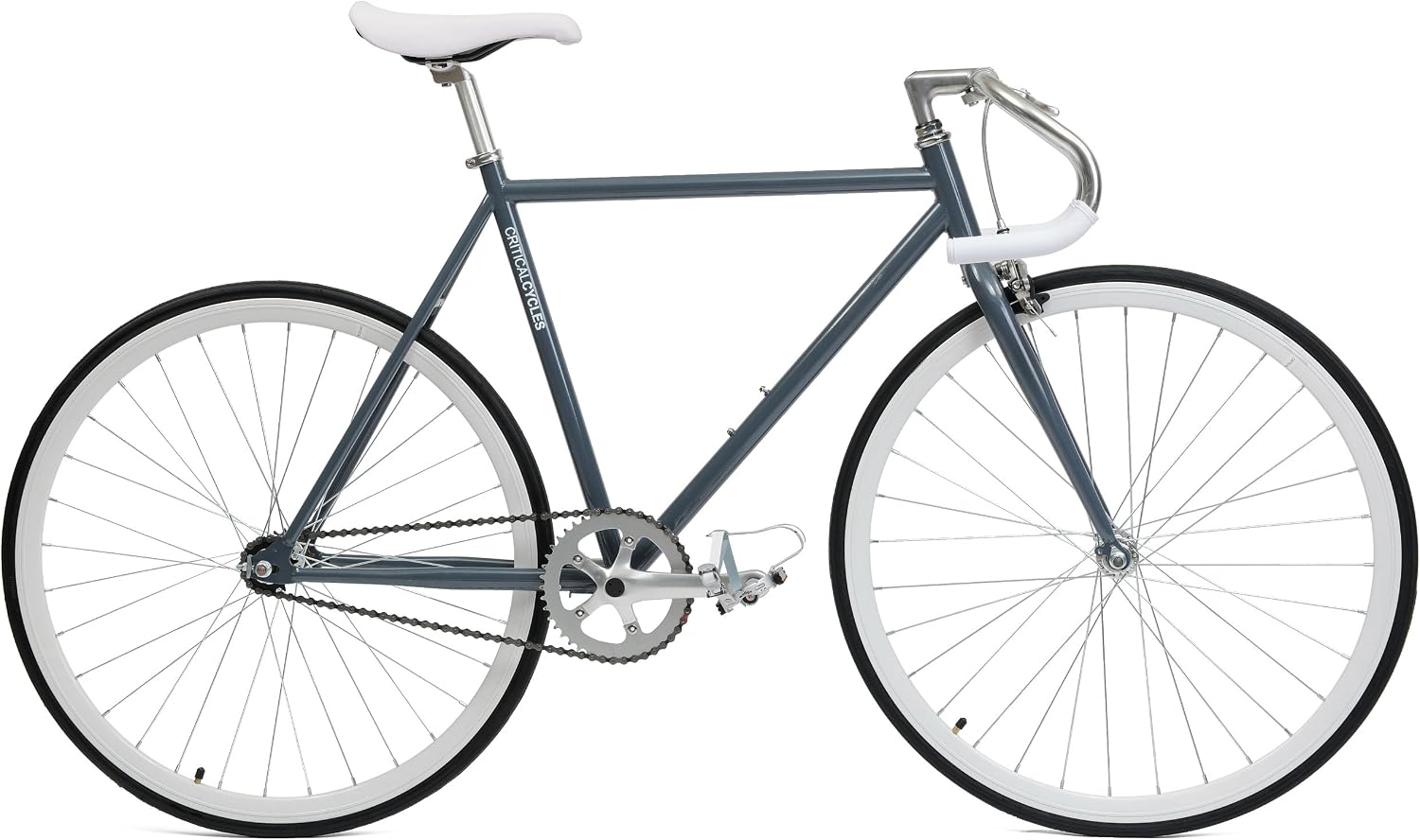 Amazon.com : Critical Cycles Classic Fixed-Gear Single-Speed Bike with ...
