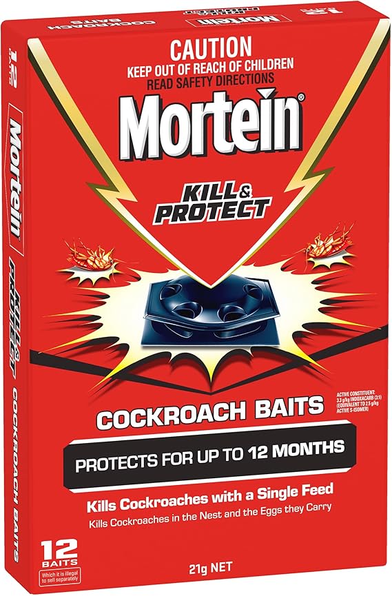 Mortein Kill & Protect Cockroach Baits, 12 Baits : Amazon.com.au: Garden