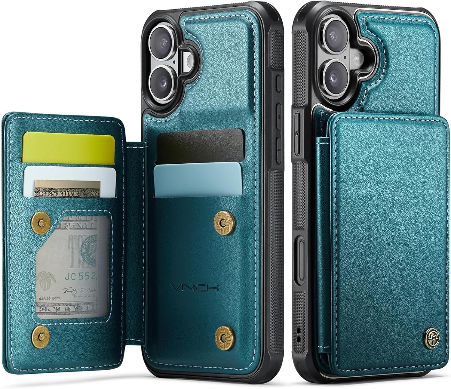 Amazon.com: Vinich for iPhone 17 Wallet Case with Card Holder, RFID ...