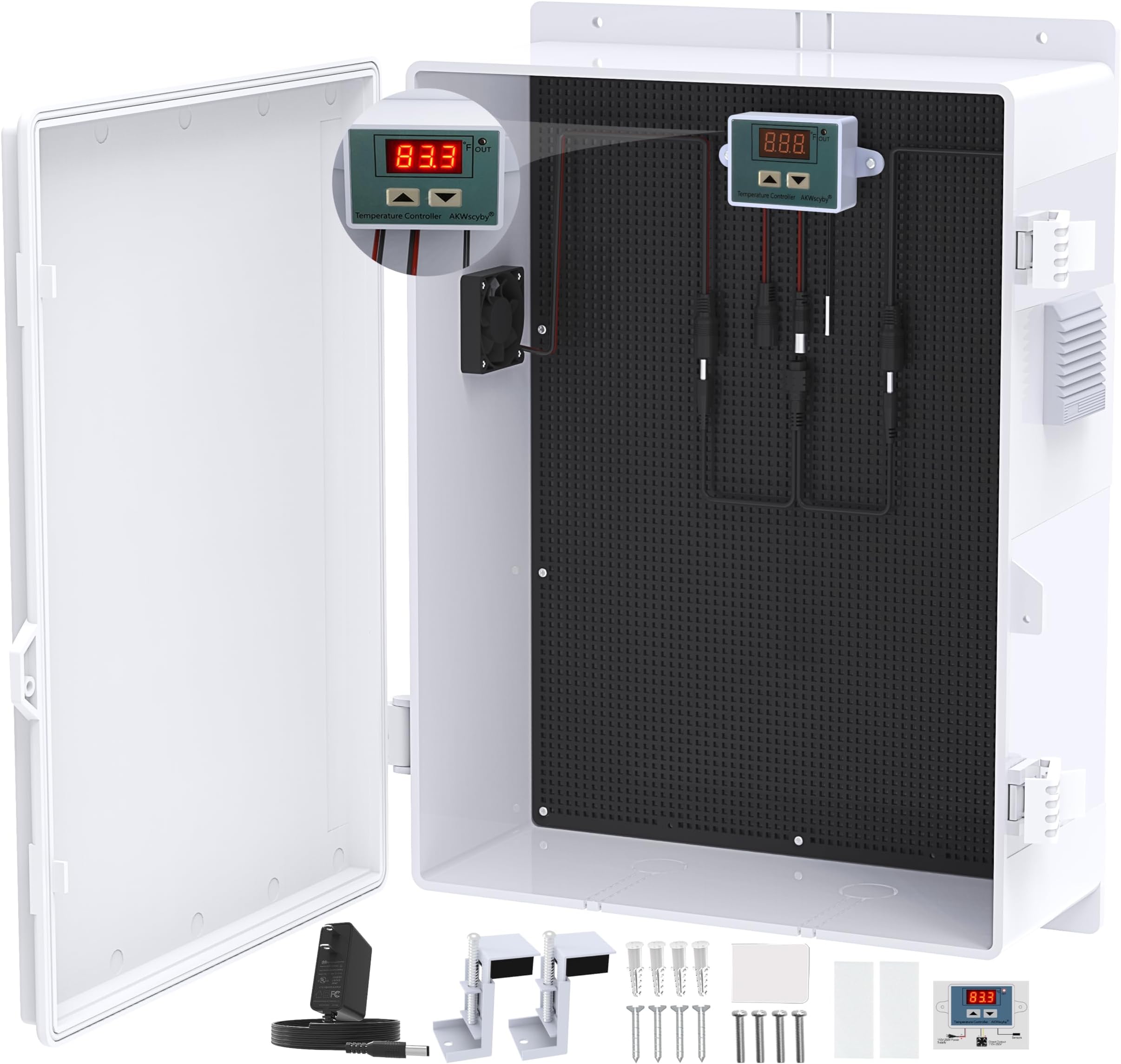 NavePoint 14x10x04 ABS Plastic Weatherproof Indoor/Outdoor IP24 NEMA 3R ...