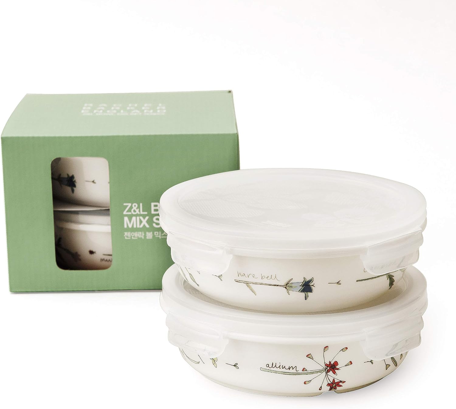 Amazon.com: ZEN RACHEL BARKER Meadow Flower Porcelain Serve and Store ...