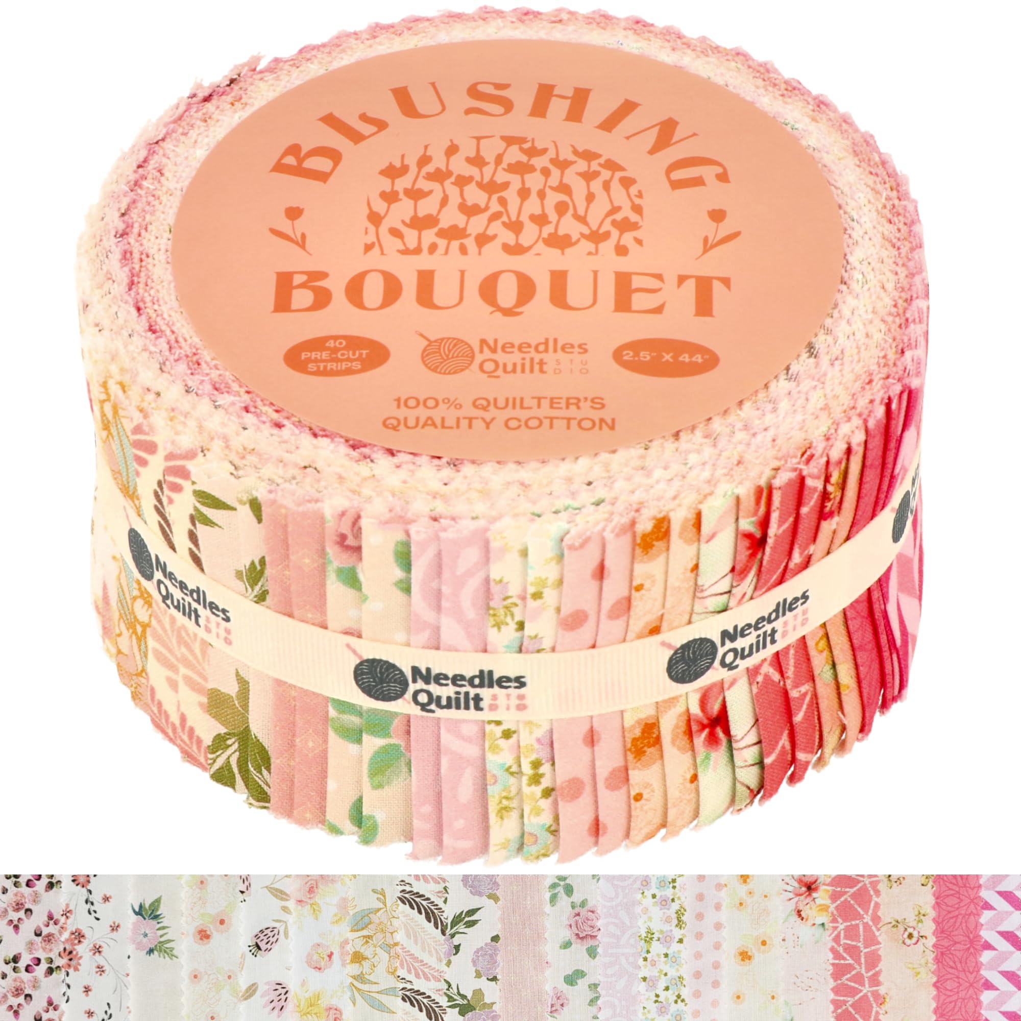 Amazon.com: Jelly Roll Fabrics for Quilting Clearance 40 Strip 2.5" x ...
