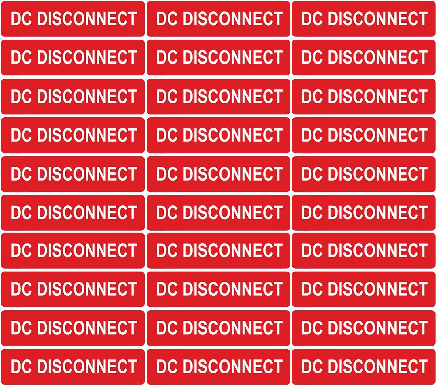 Amazon.com: CDXHOME 30X Solar Label Pack for PV Solar System - Ensure ...