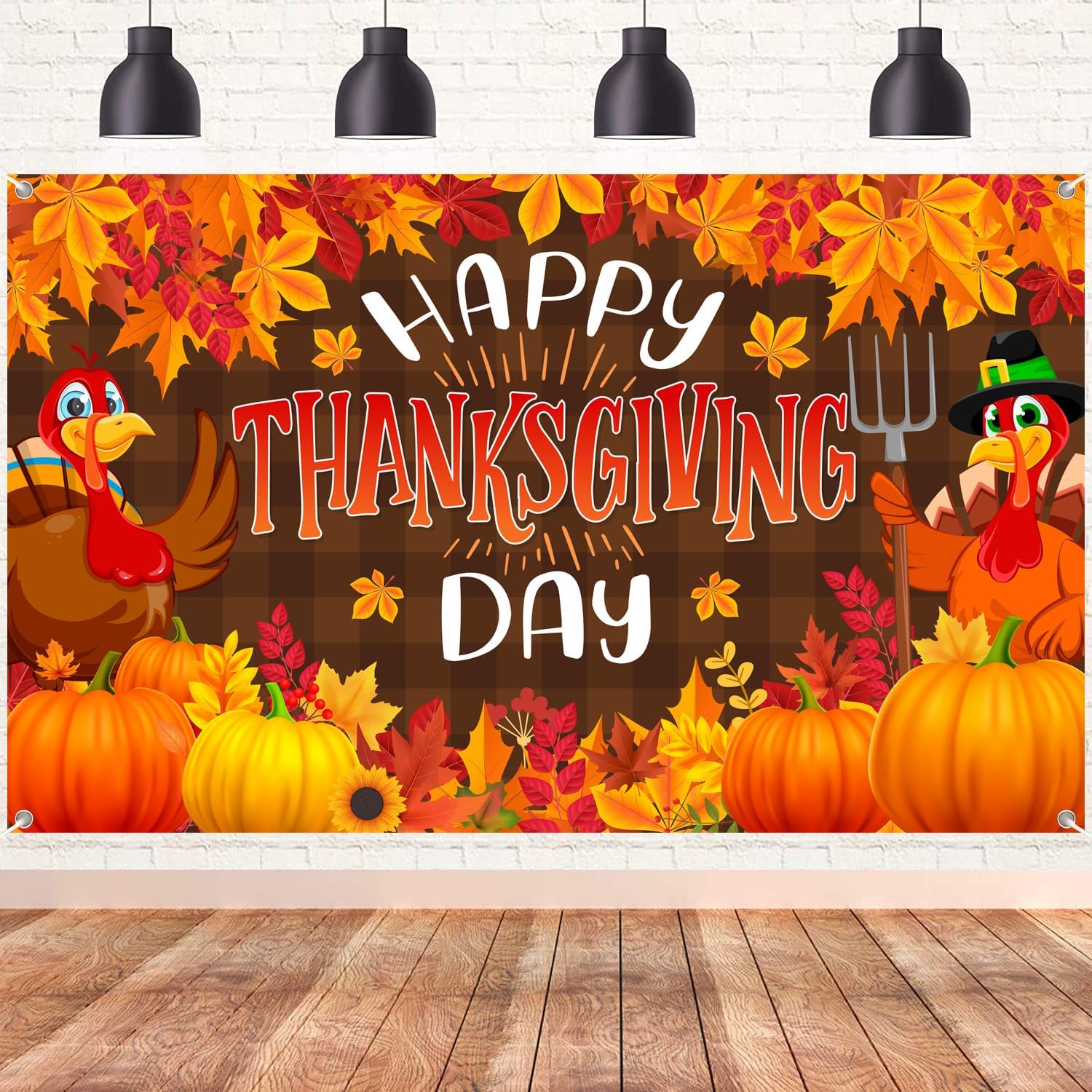 Amazon.com: Happy Thanksgiving Banner, Thanksgiving Decorations ...