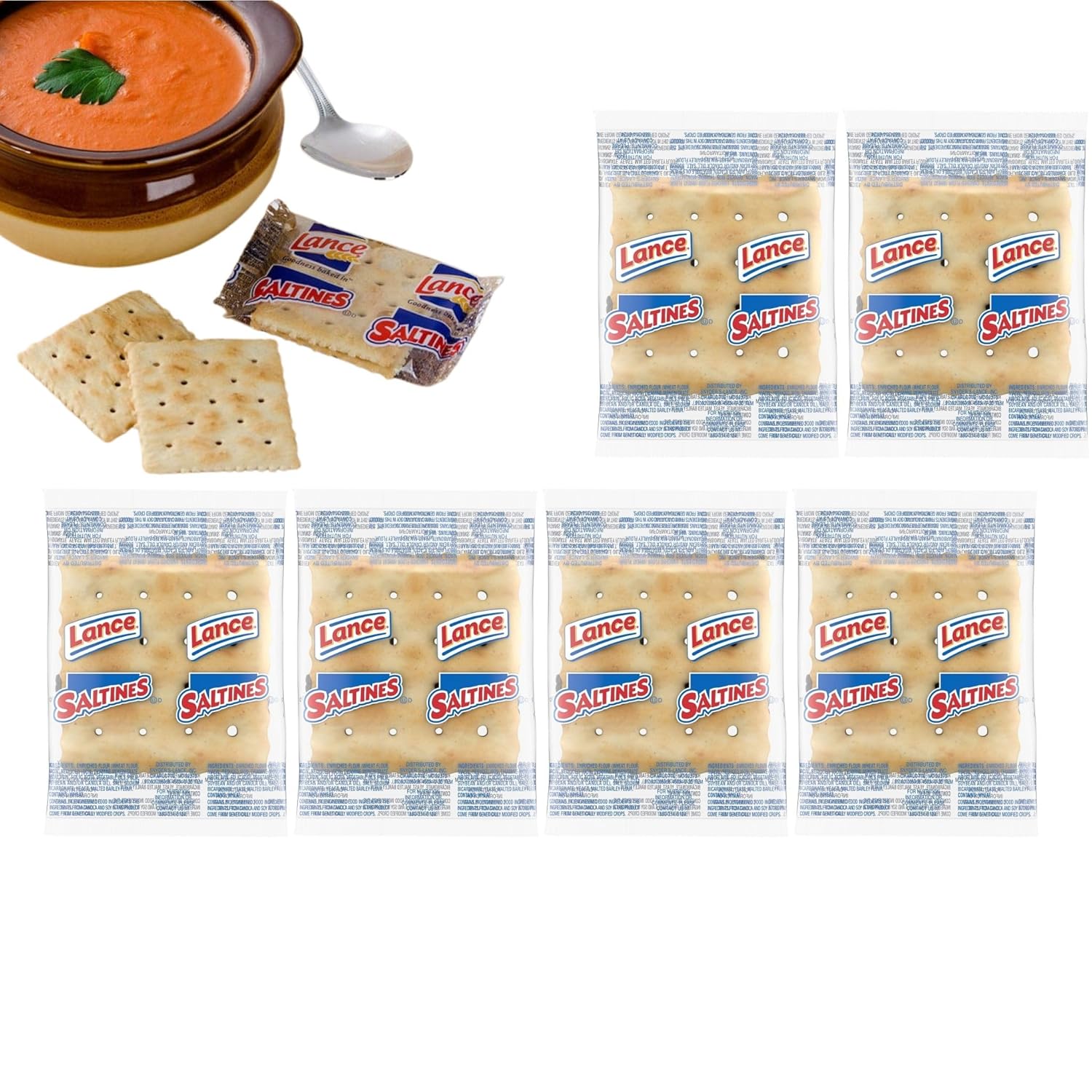 Amazon.com: Lance Saltine Crackers | Kosher | Made in America | 2 ...