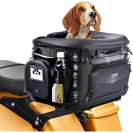 Amazon.com : KEMIMOTO Motorcycle Dog/Cat Carrier Bags, Upgraded Pet ...