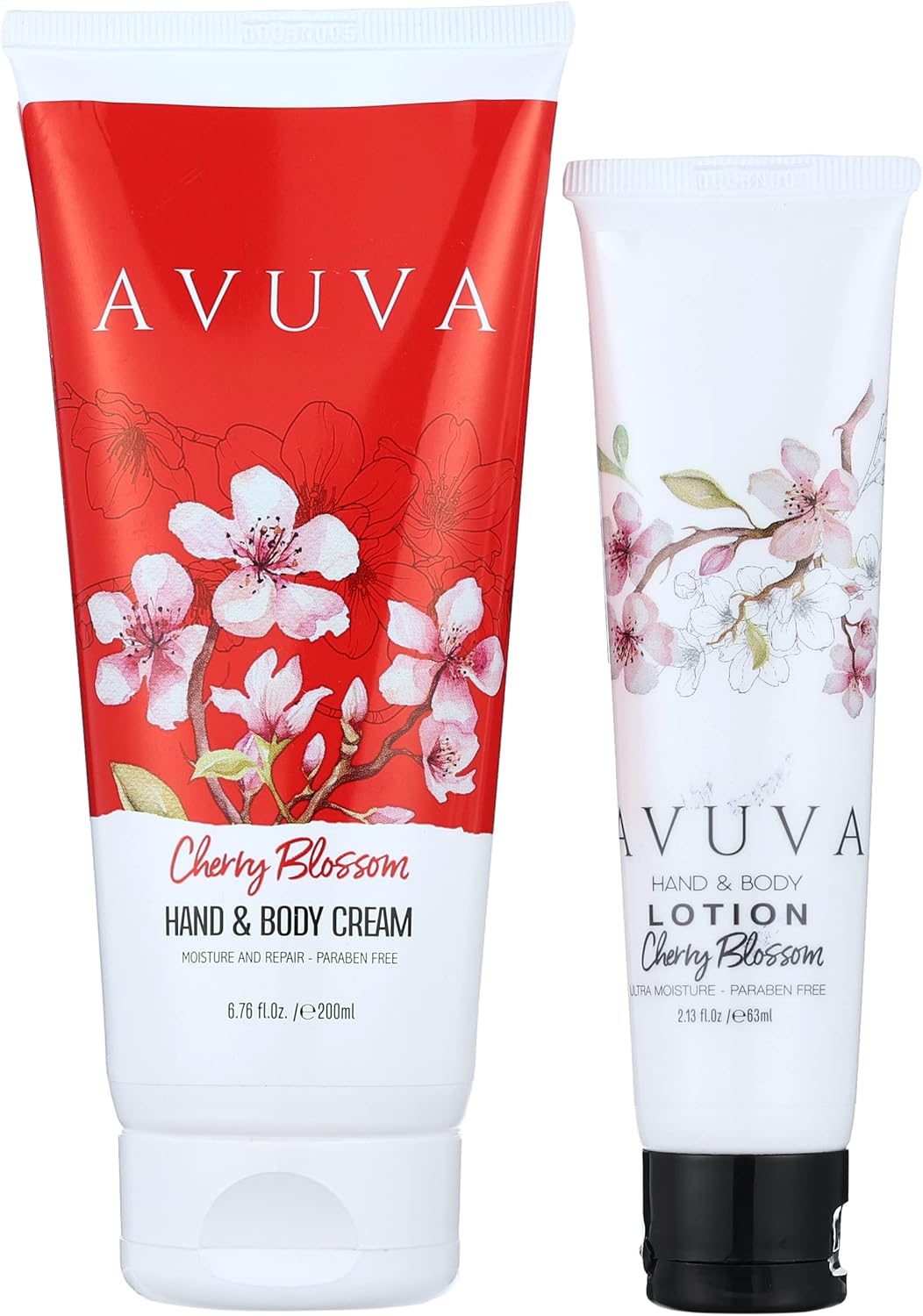 AVUVA Hand&Body Cream Cherry Blossom 200ml+ Lotion 63m: Buy Online at ...