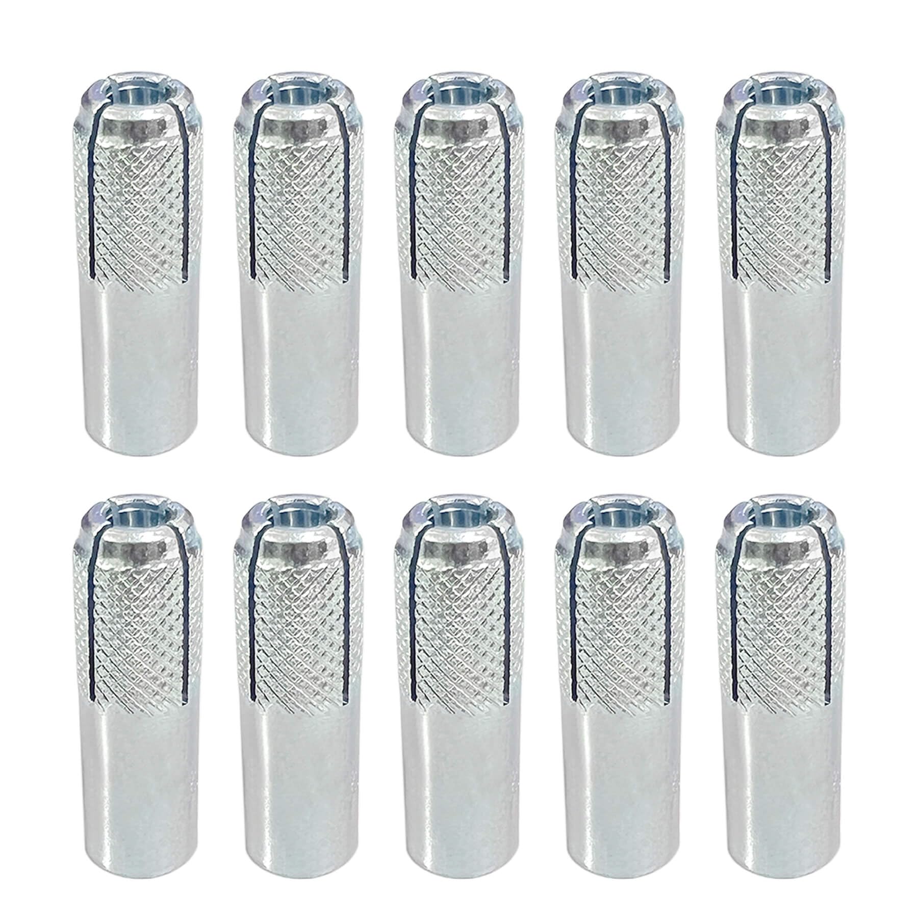Bueyfolt 10 Packs 1 2 Inch Knurled Drop In Anchor | Desertcart INDIA
