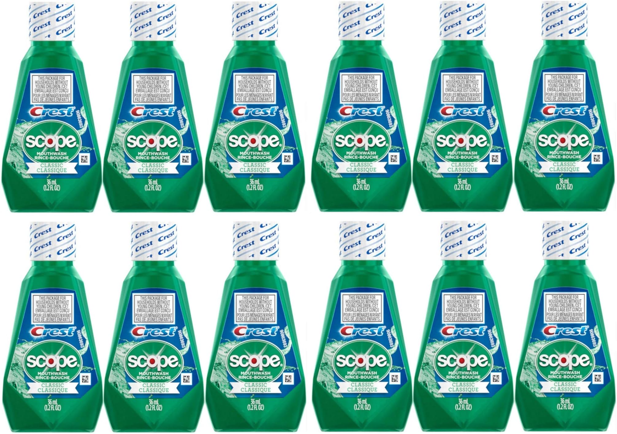 Amazon.com: Crest Scope Outlast Mouthwash Long Lasting Peppermint, 3 ...
