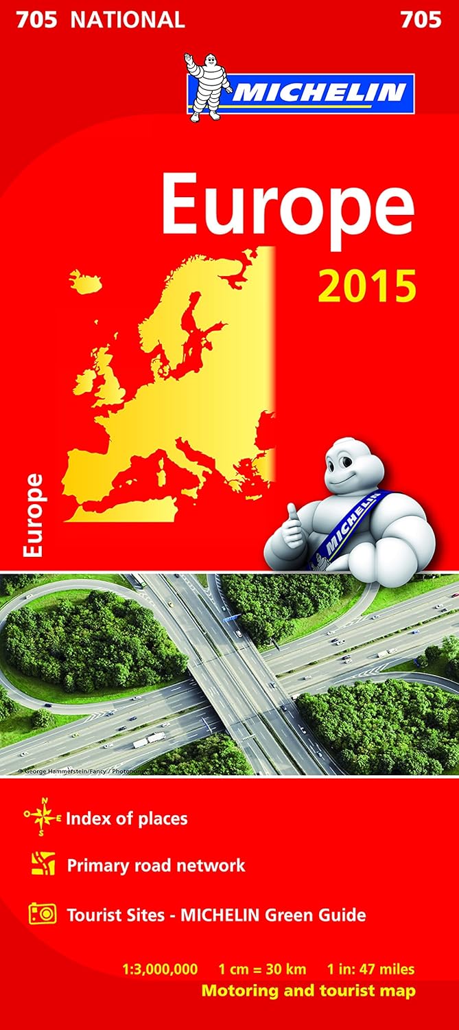 Amazon | Europe Map 2015 | Michelin | World