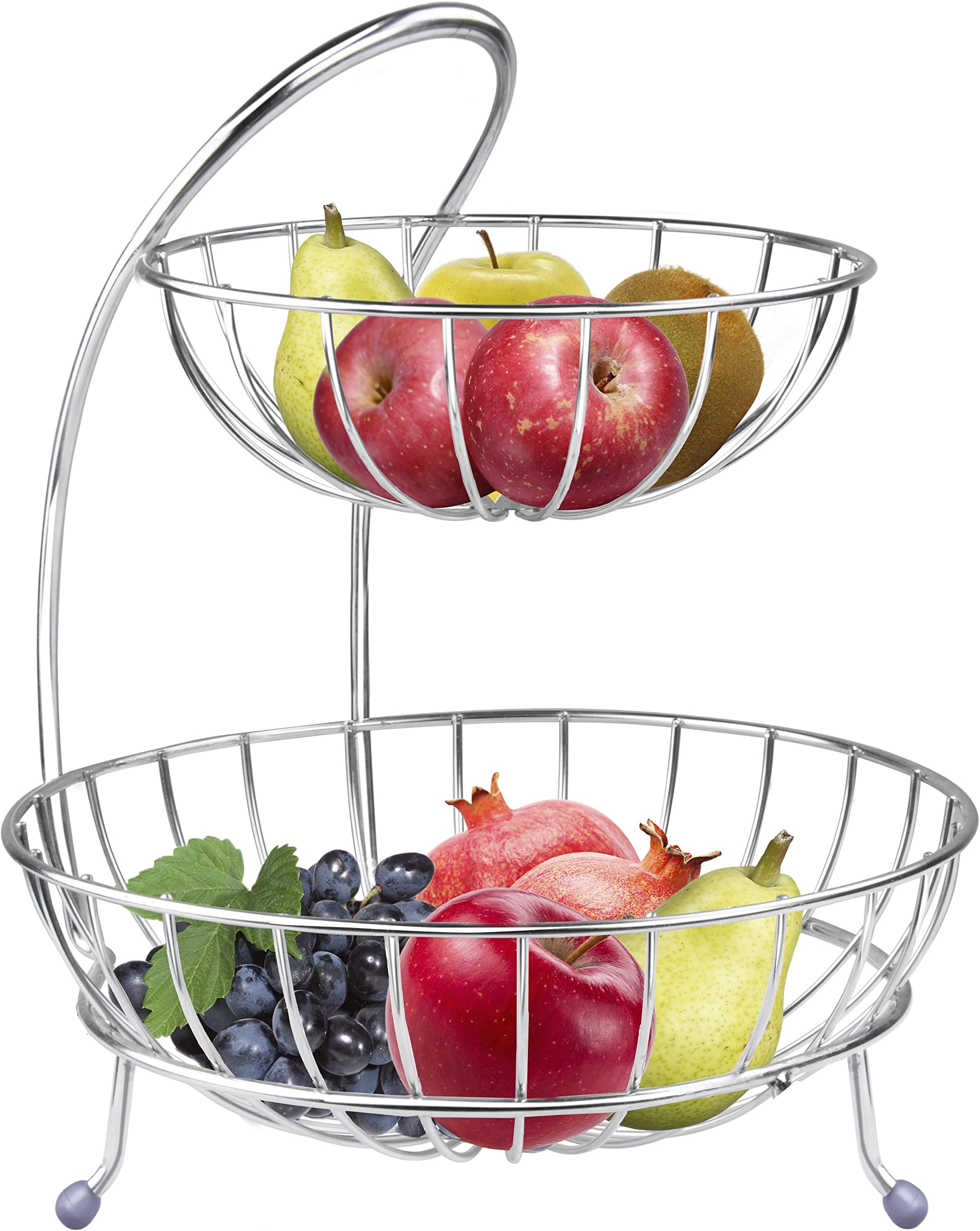 Buy Next In Crafts Stainless Steel 2 -Tier Countertop Fruit & Vegetable ...