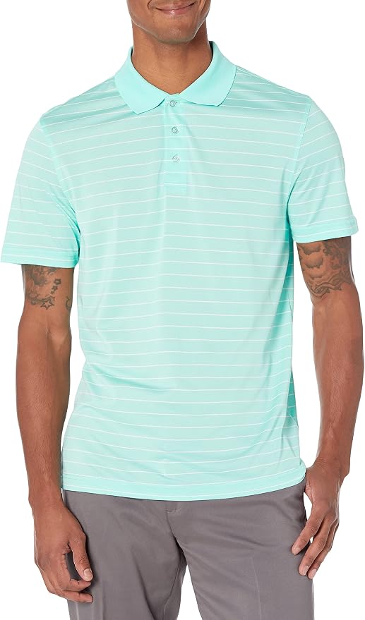 Amazon.com: Amazon Essentials Men's Slim-Fit Quick-Dry Golf Polo Shirt ...