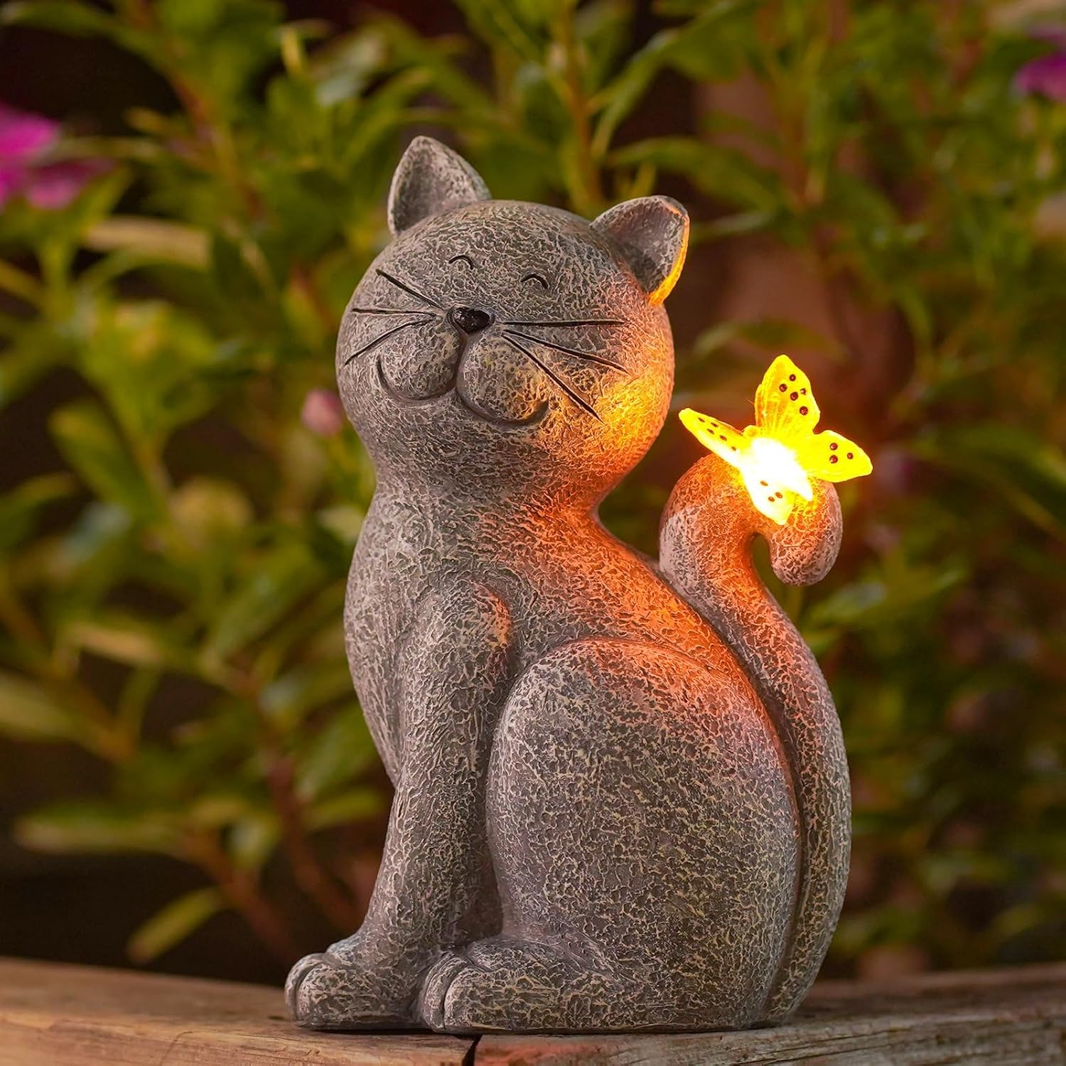 Amazon.com: Philodwell Garden Decor Cat Statues: Outdoor Sculptures ...