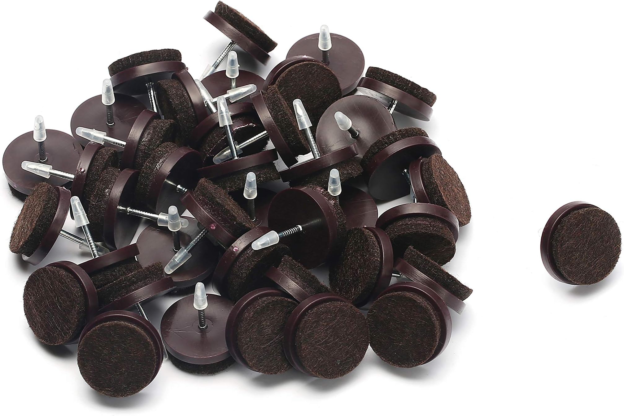 Furniture Felt Pads Nail-on Heavy Duty Felt Pad Chair Sliders Round ...