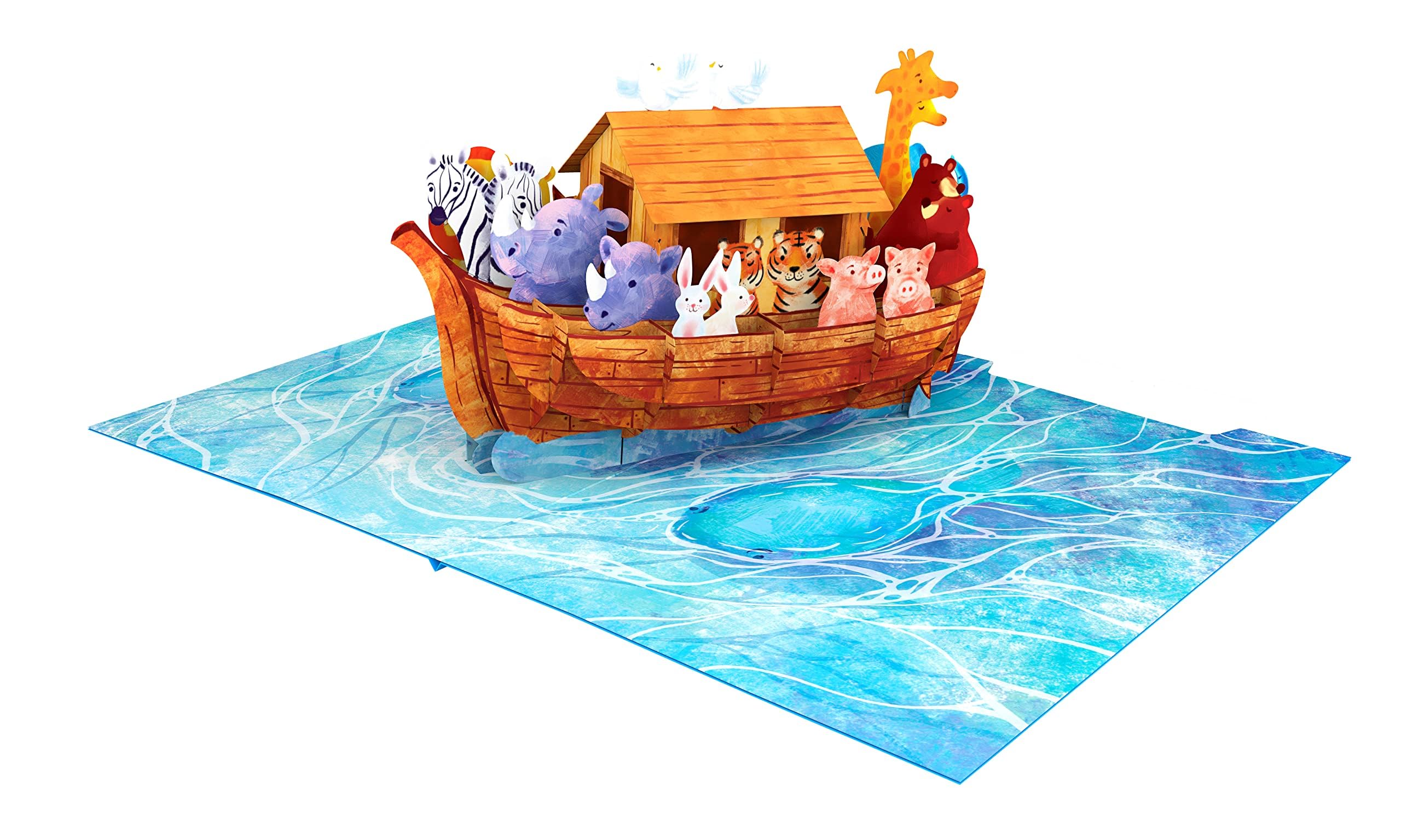 3D Pop Up Noah’s Ark Greeting Card, Handmade Card, Birthday Card ...