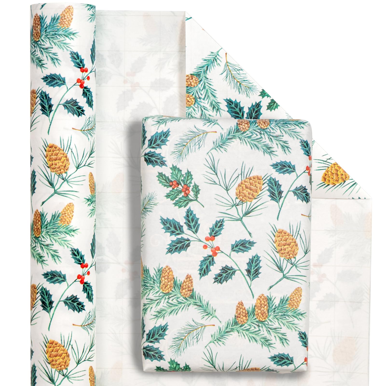 Snapklik.com : WRAPAHOLIC Christmas Wrapping Paper - Mini Roll - 17 ...