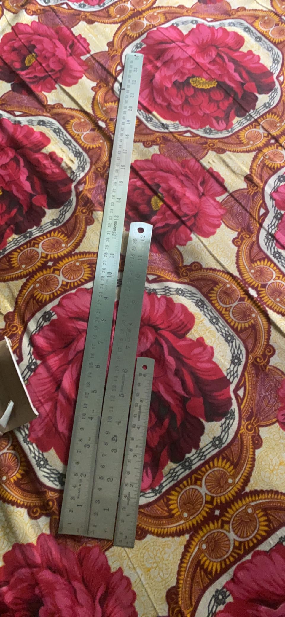 LOVELY Omega Falcon Stainless Steel Scale Ruler Combo Pack Size 6" 12 ...