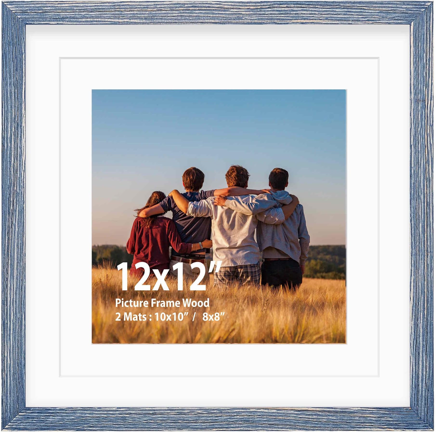 Amazon.com - upsimples 12x12 Picture Frame, Display Pictures 8x8 with ...