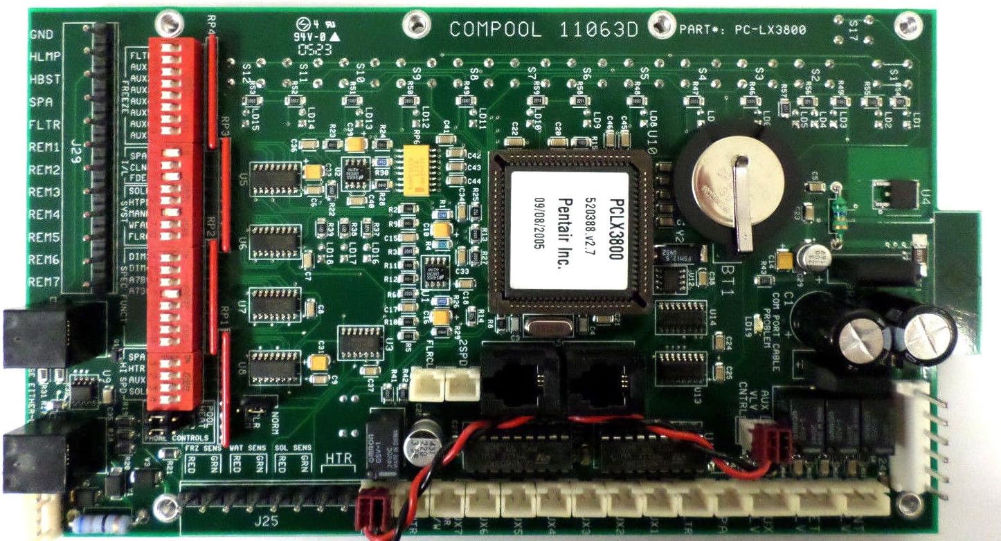Amazon.com: Pentair Compool Replacement Parts Circuit Board for LX3800 ...