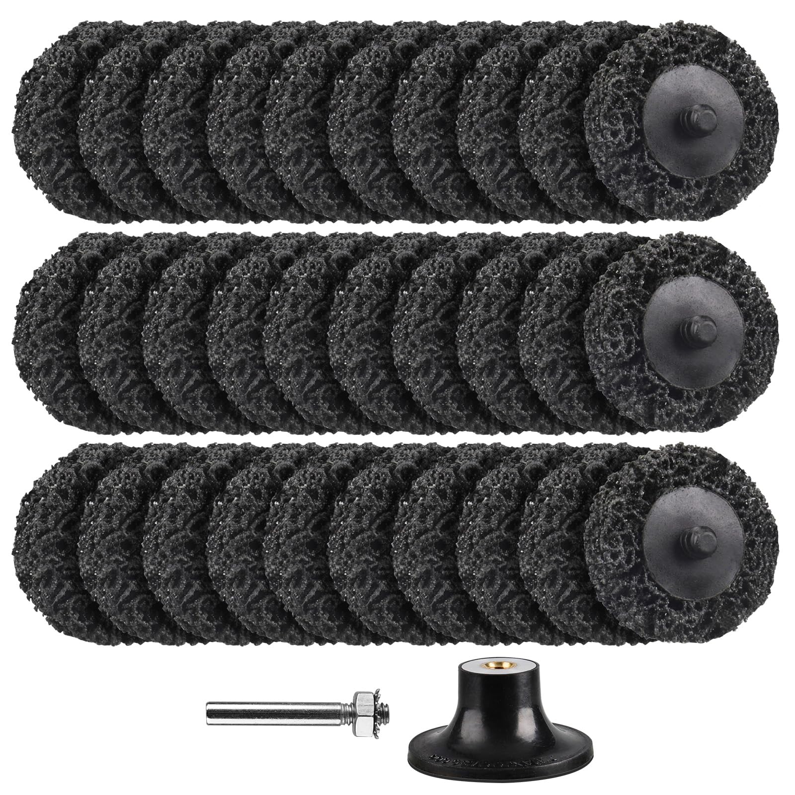 Quick Change Sanding Disc Kit 2-Inch Nylon Sanding Disc Set - 60-Piece ...
