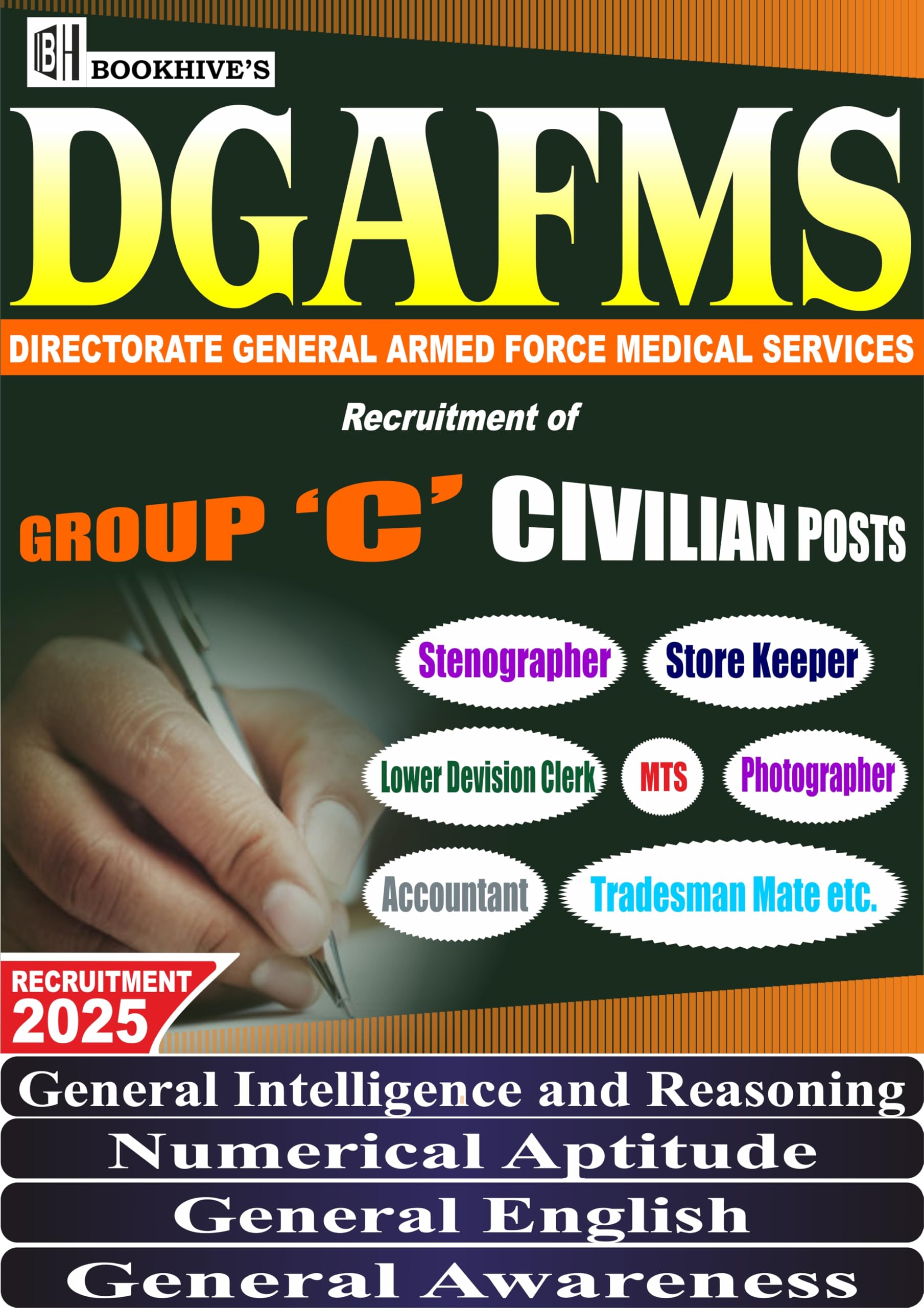 Buy DGAFMS Group C Posts 2025 | Directorate General of Armed Forces ...