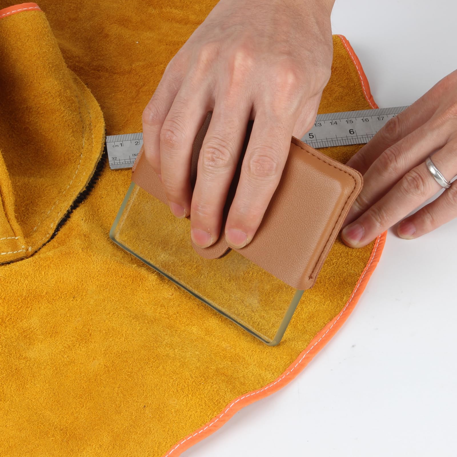 Snapklik.com : KVMORZE 2 Sets Leathercraft Glass Slicker, Leather ...