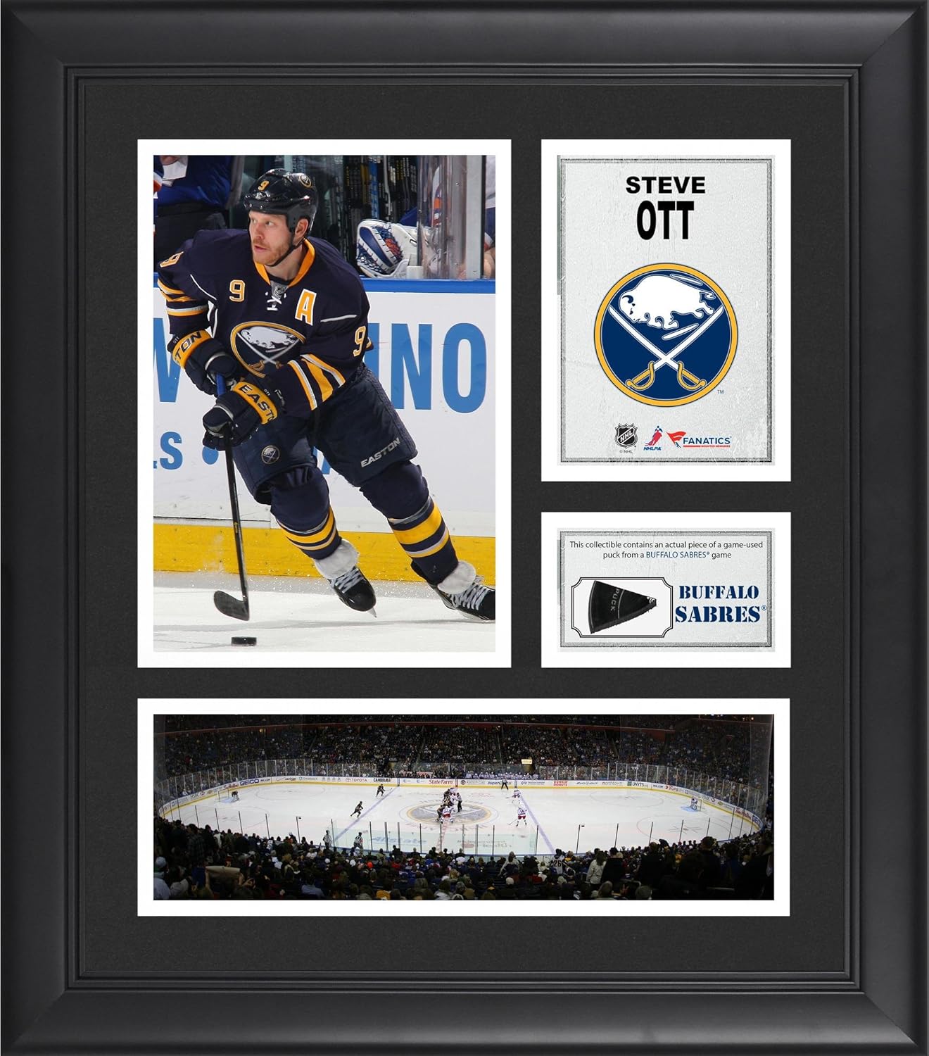 Amazon.com: Steve Ott Buffalo Sabres Framed 15'' x 17'' Collage with ...
