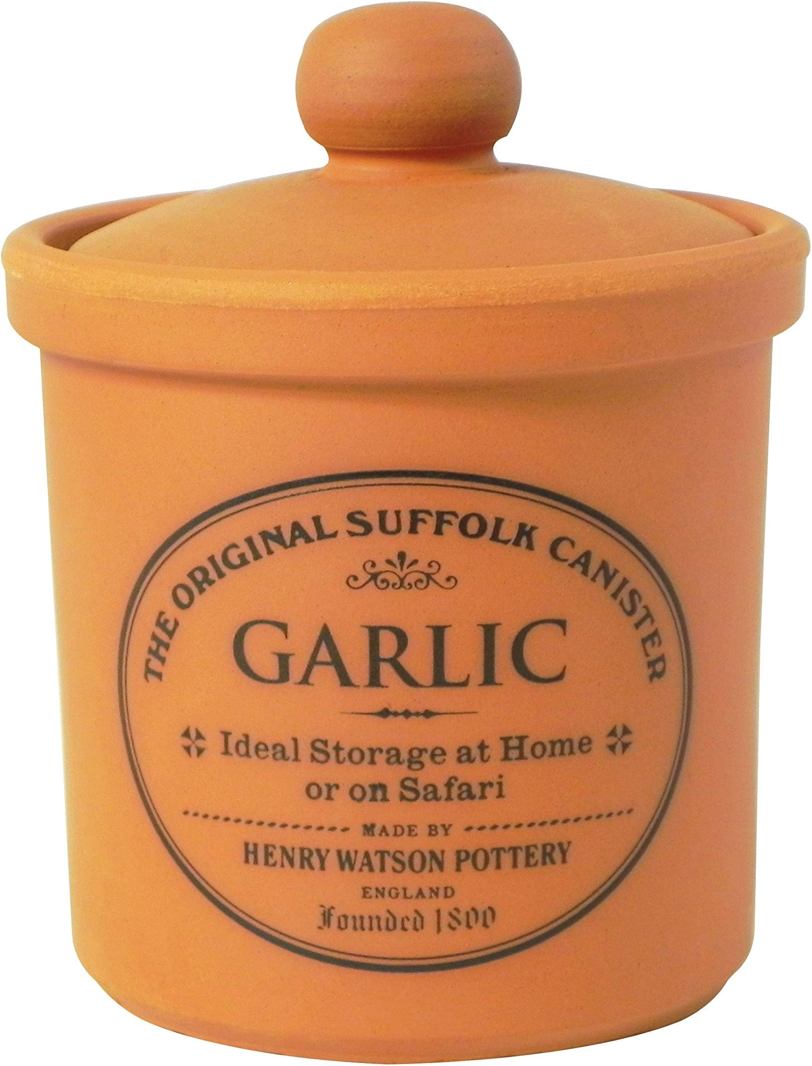 Amazon.com: Henry Watson - Garlic Keeper - Terracotta - Made in England ...